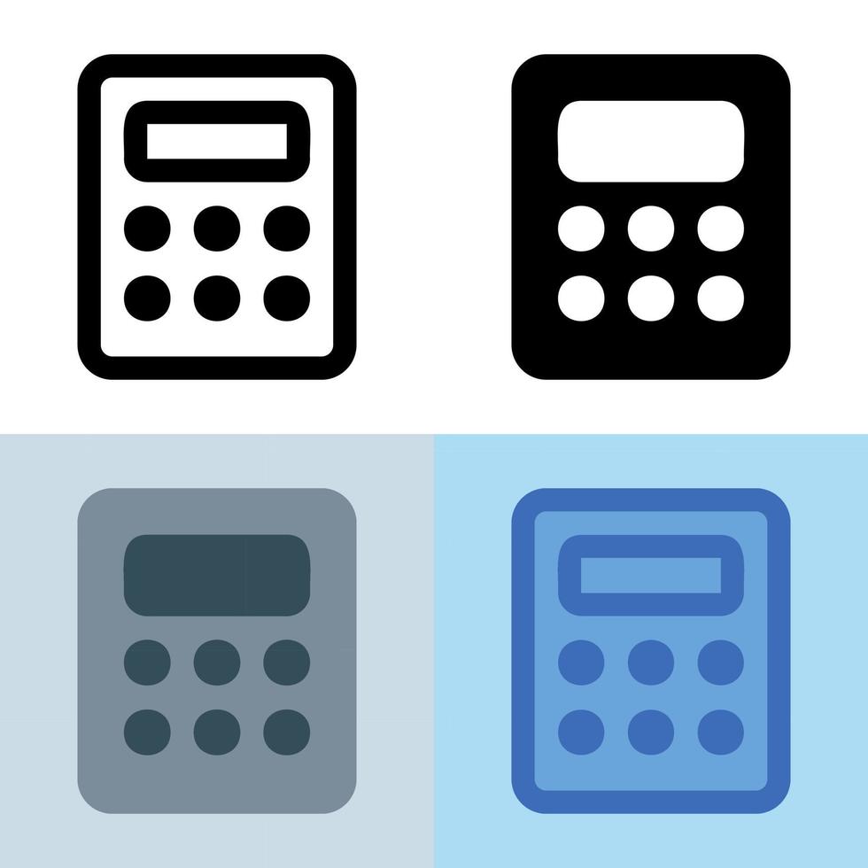 Illustration vector graphic of Calculator Icon. Perfect for user ...