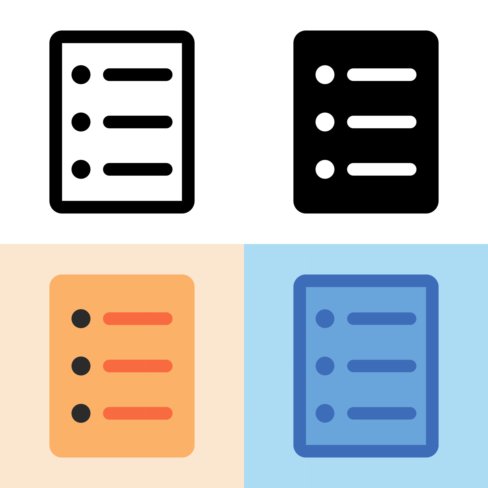 Illustration vector graphic of List Icon. Perfect for user interface ...