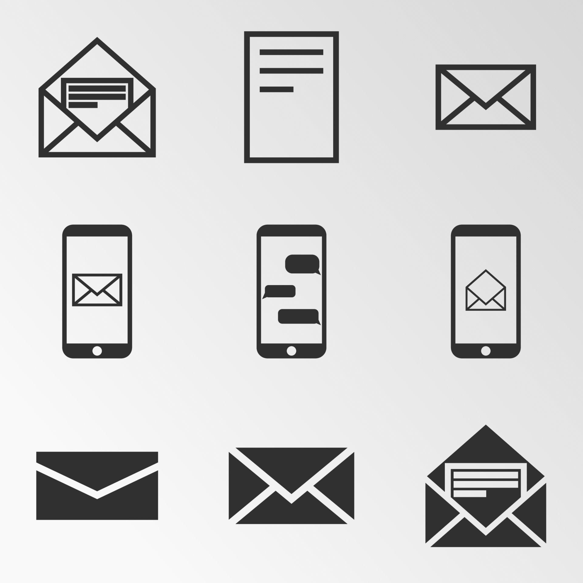 Vector illustration on the theme message 6819340 Vector Art at Vecteezy