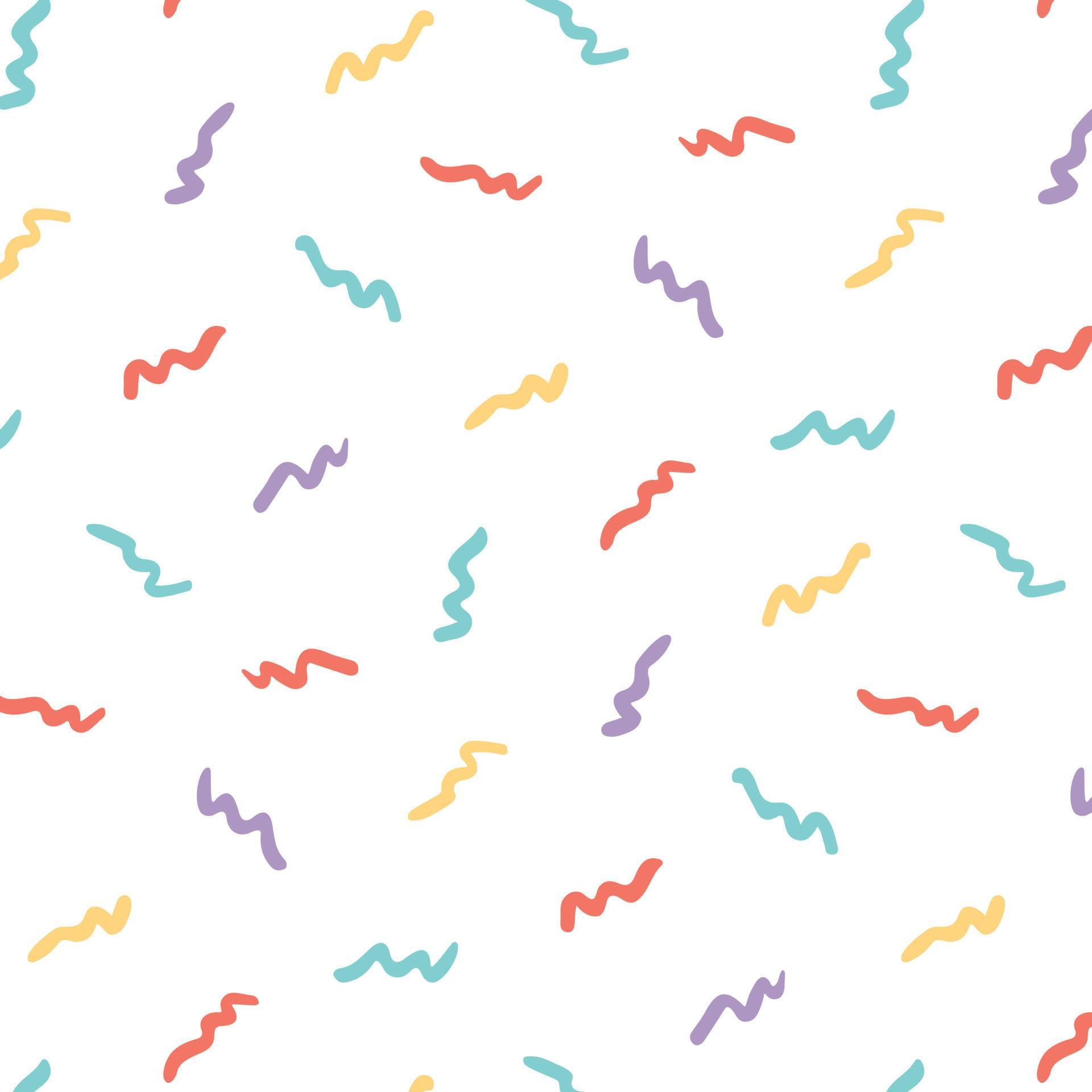 Hand drawn vector illustration of colorful lines pattern. 6825261 ...
