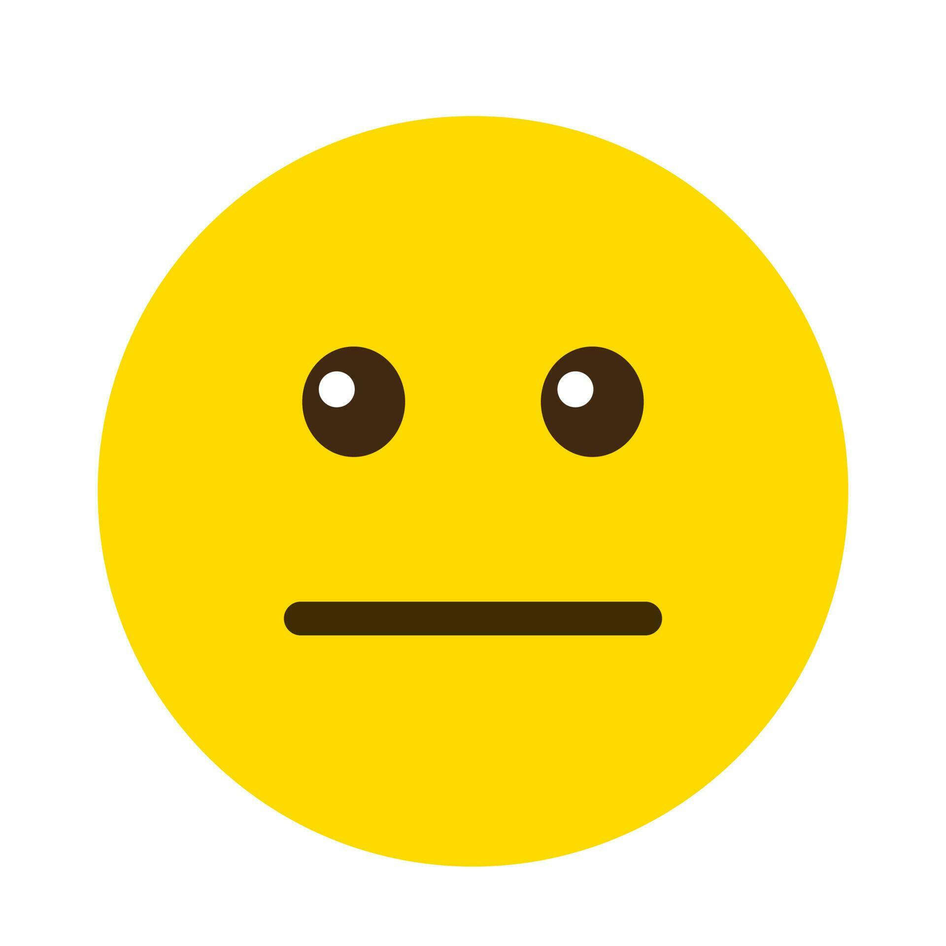 passive face emoji vector expression 6828381 Vector Art at Vecteezy