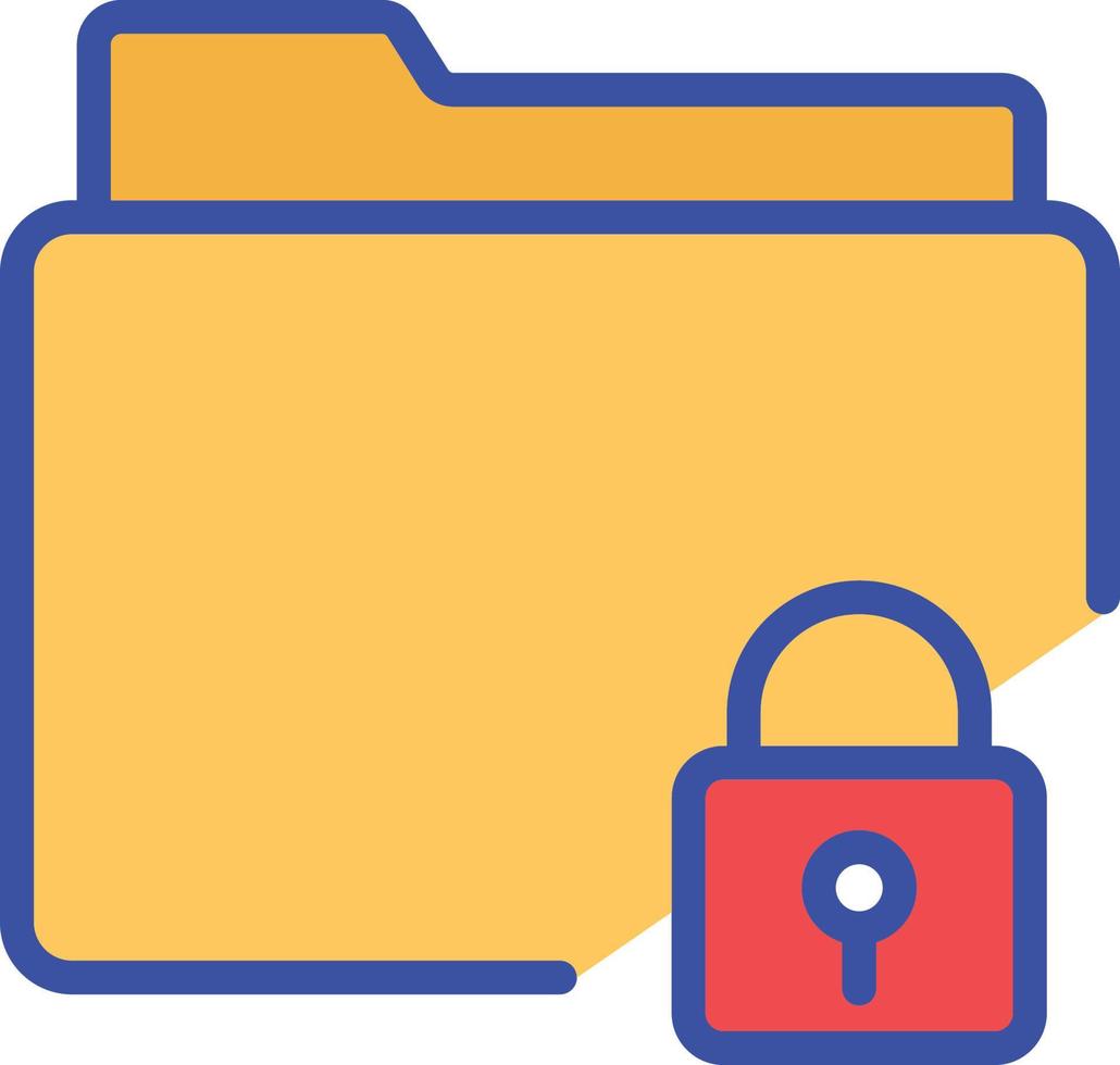 Private folder Isolated Vector icon which can easily modify or edit ...