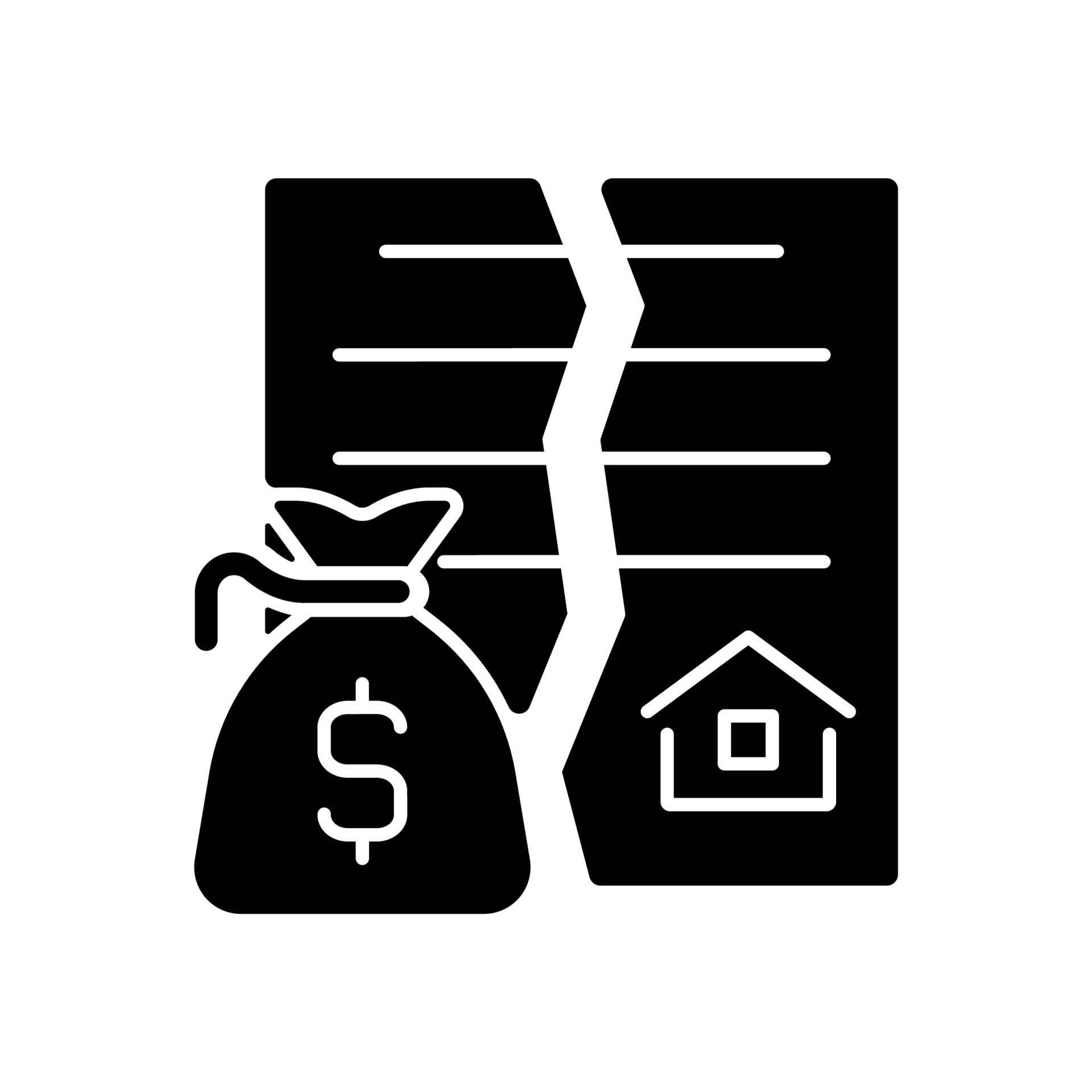 Nullified Contract Black Glyph Icon Void And Invalid Agreement Real nullified-contract-black-glyph-icon-void-and-invalid-agreement-real