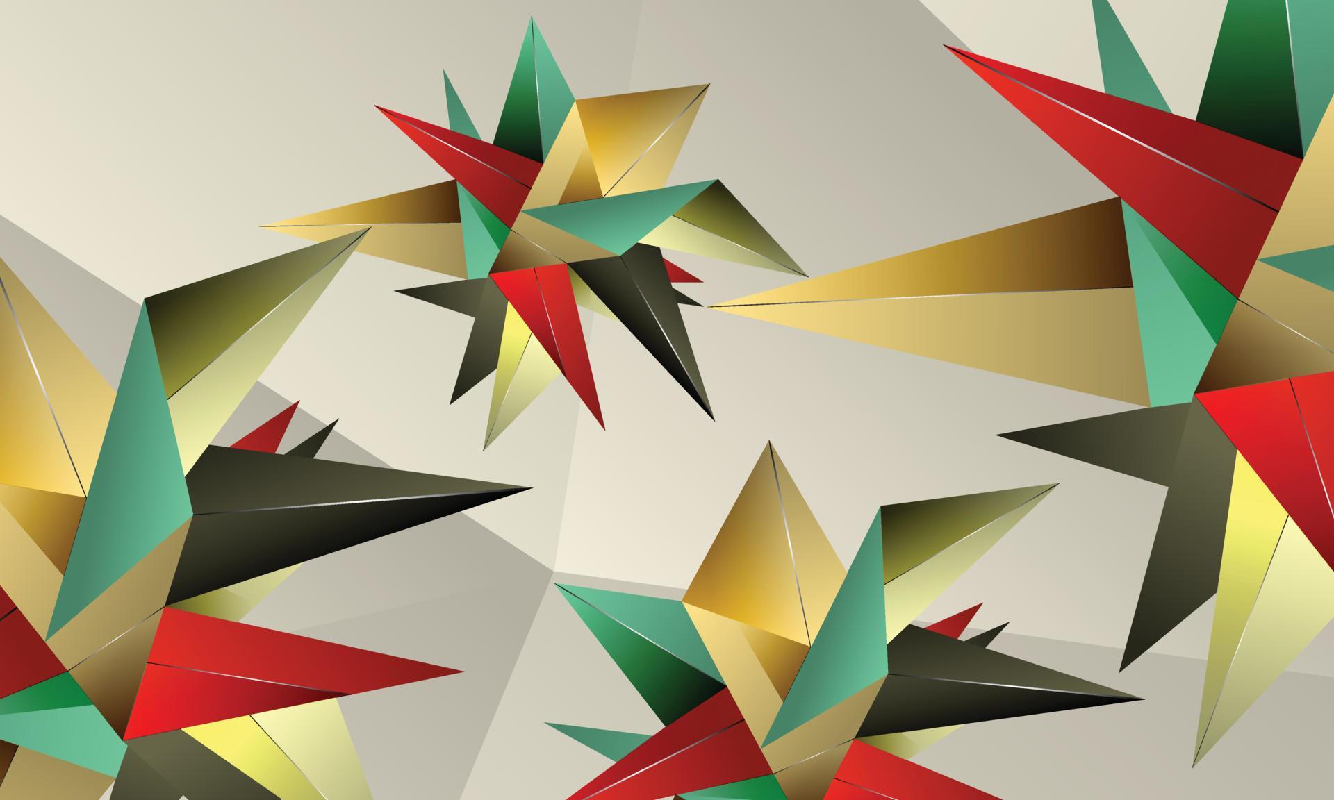 Abstract colorful polygonal style background. 6852923 Vector Art at ...