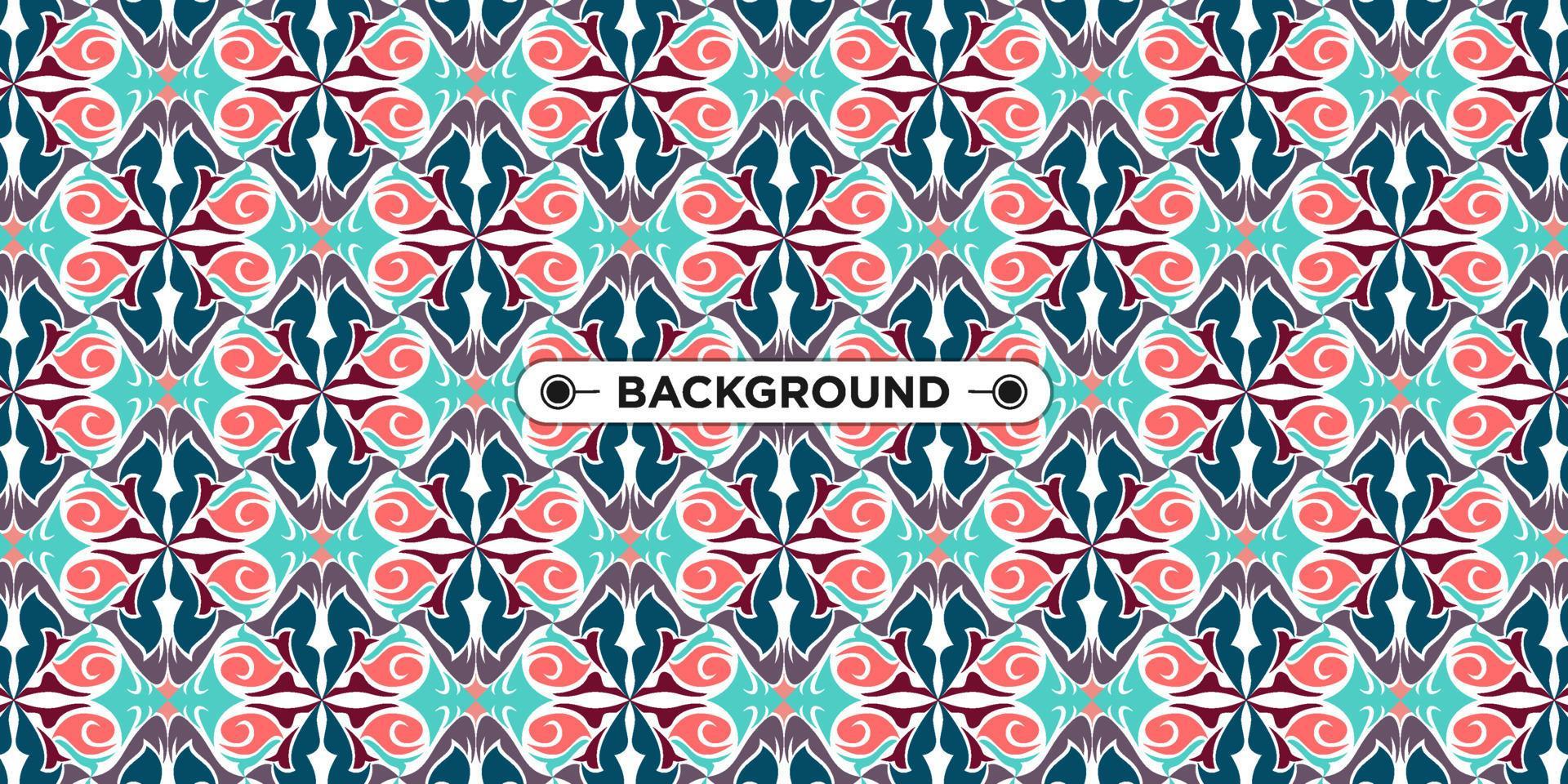 Unique colorful ethnic seamless pattern background 6858020 Vector Art ...