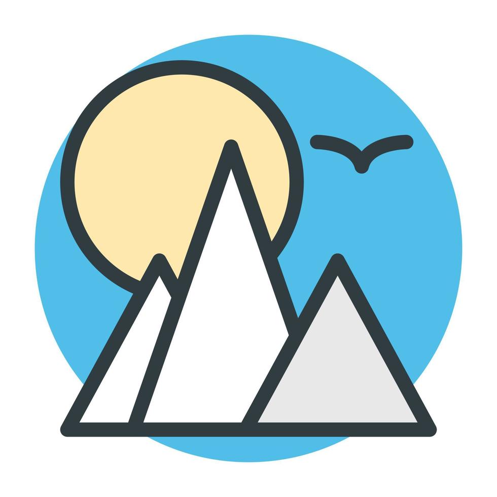 Trendy Landscape Concepts 6866118 Vector Art at Vecteezy