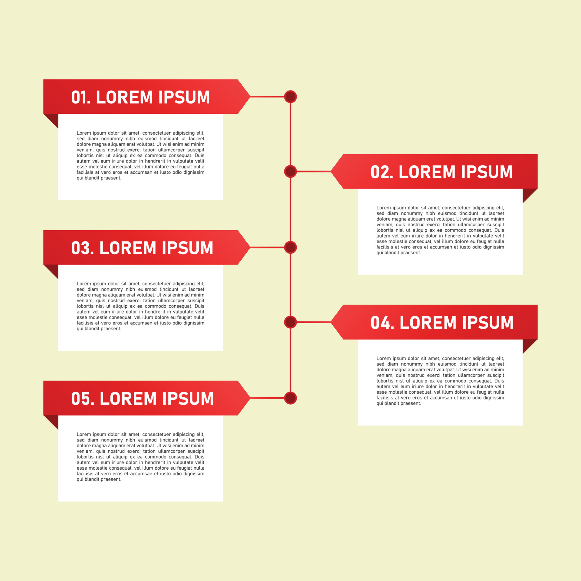 Gradient Red Infographic Design 6870529 Vector Art At Vecteezy