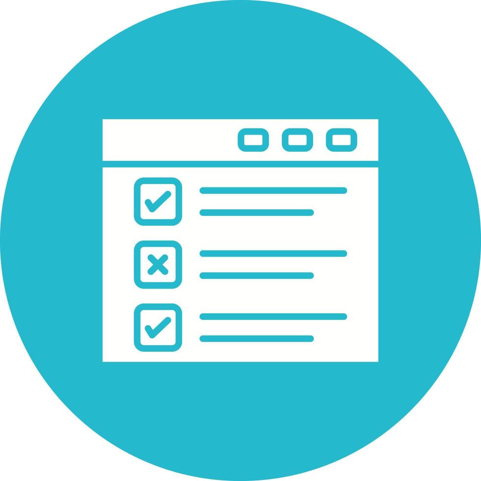 Tasks List Glyph Circle Background Icon 6886500 Vector Art at Vecteezy