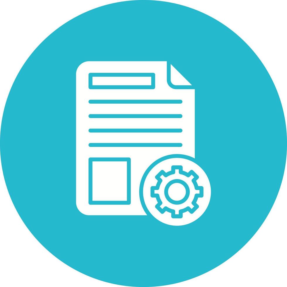 Documentation Glyph Circle Background Icon 6886707 Vector Art at Vecteezy