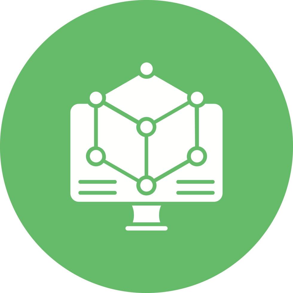 3d Modeling Glyph Circle Background Icon 6886929 Vector Art at Vecteezy