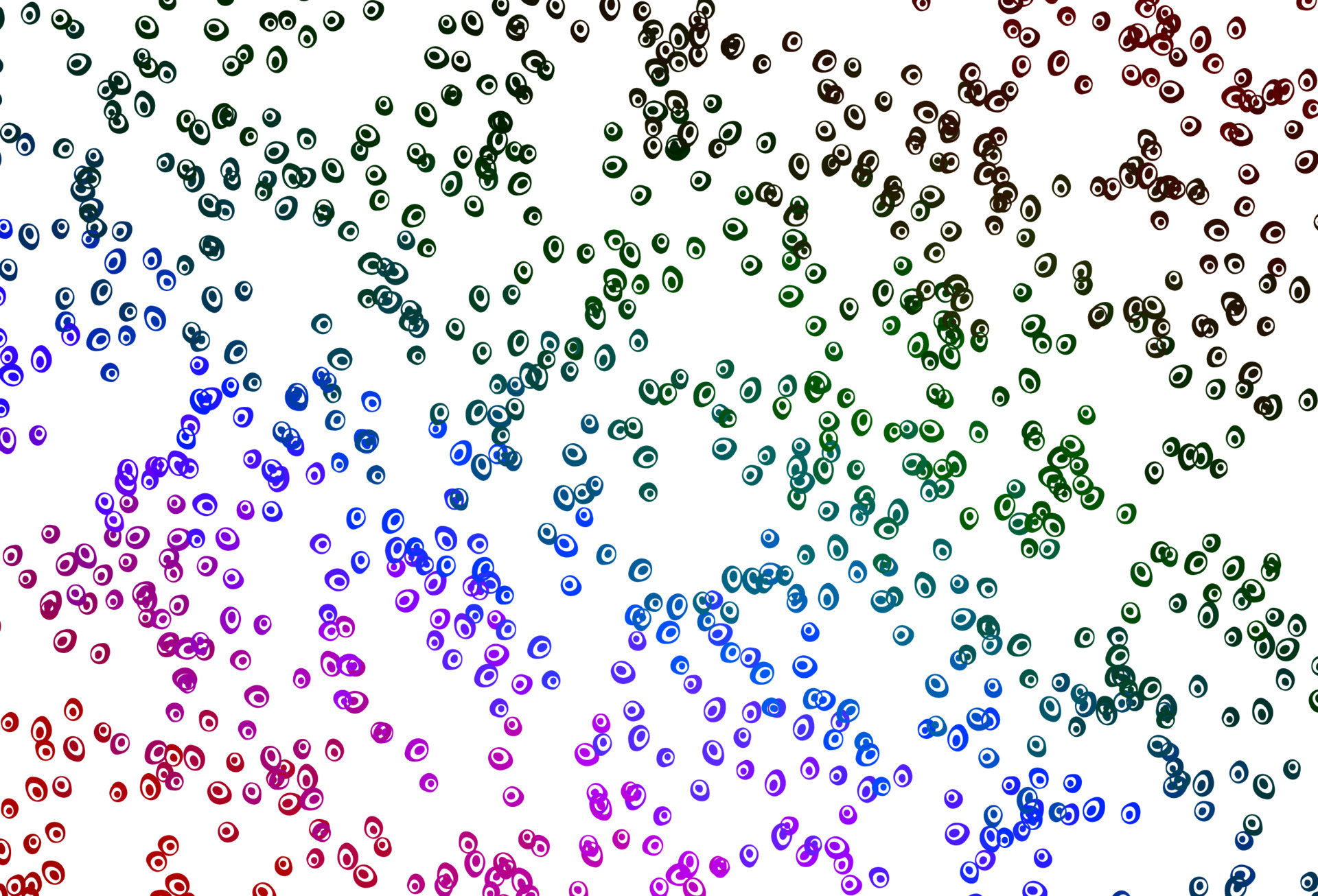 Light Multicolor Rainbow Vector Texture With Disks 6888948 Vector Art