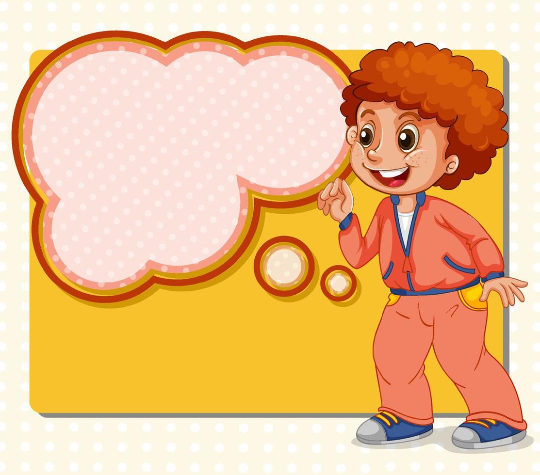 A boy thinking with empty callouts 6892267 Vector Art at Vecteezy A boy thinking with empty callouts 6892267 Vector Art at Vecteezy