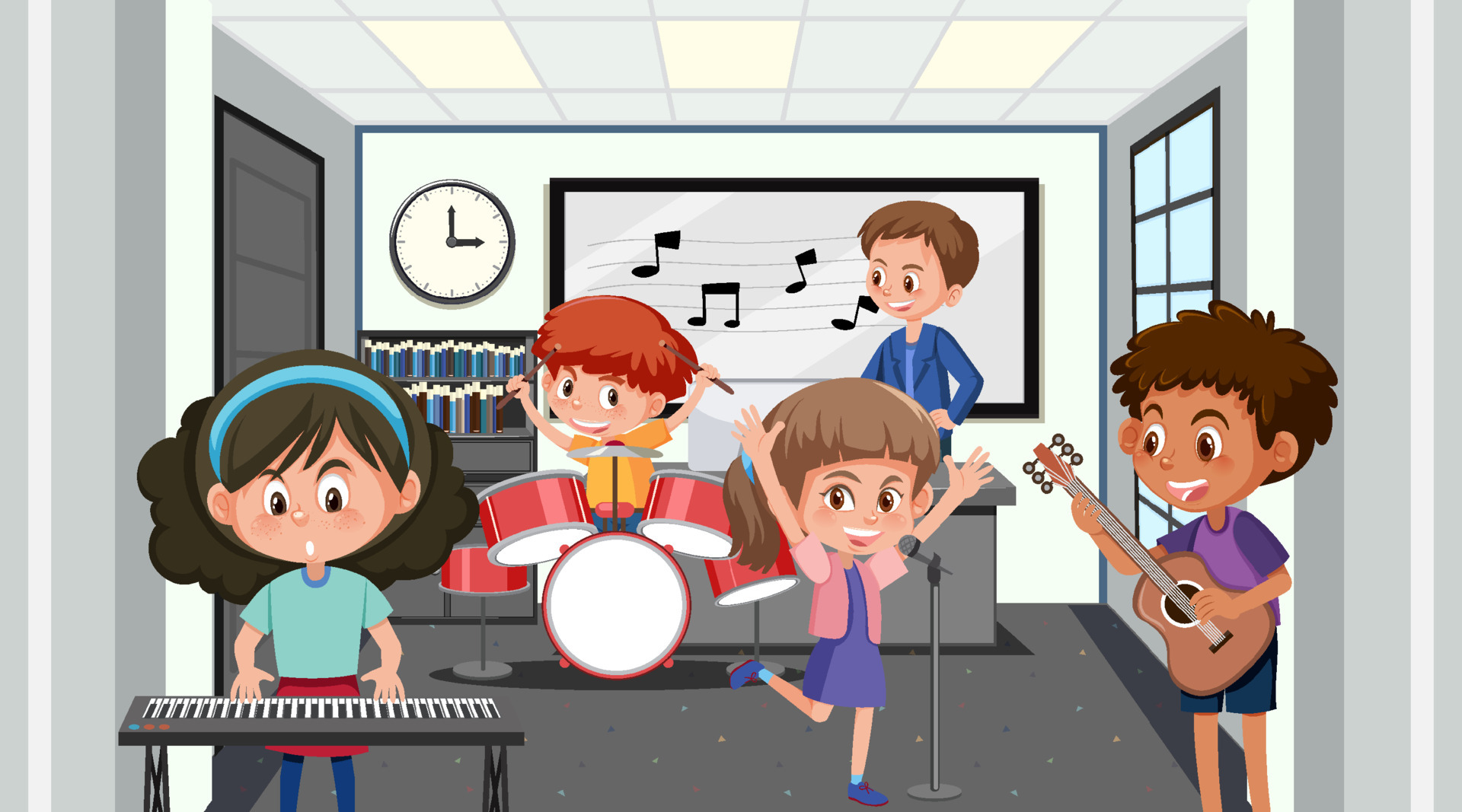 School Music Classroom With Student Kids 6892702 Vector Art At Vecteezy school-music-classroom-with-student-kids-6892702-vector-art-at-vecteezy