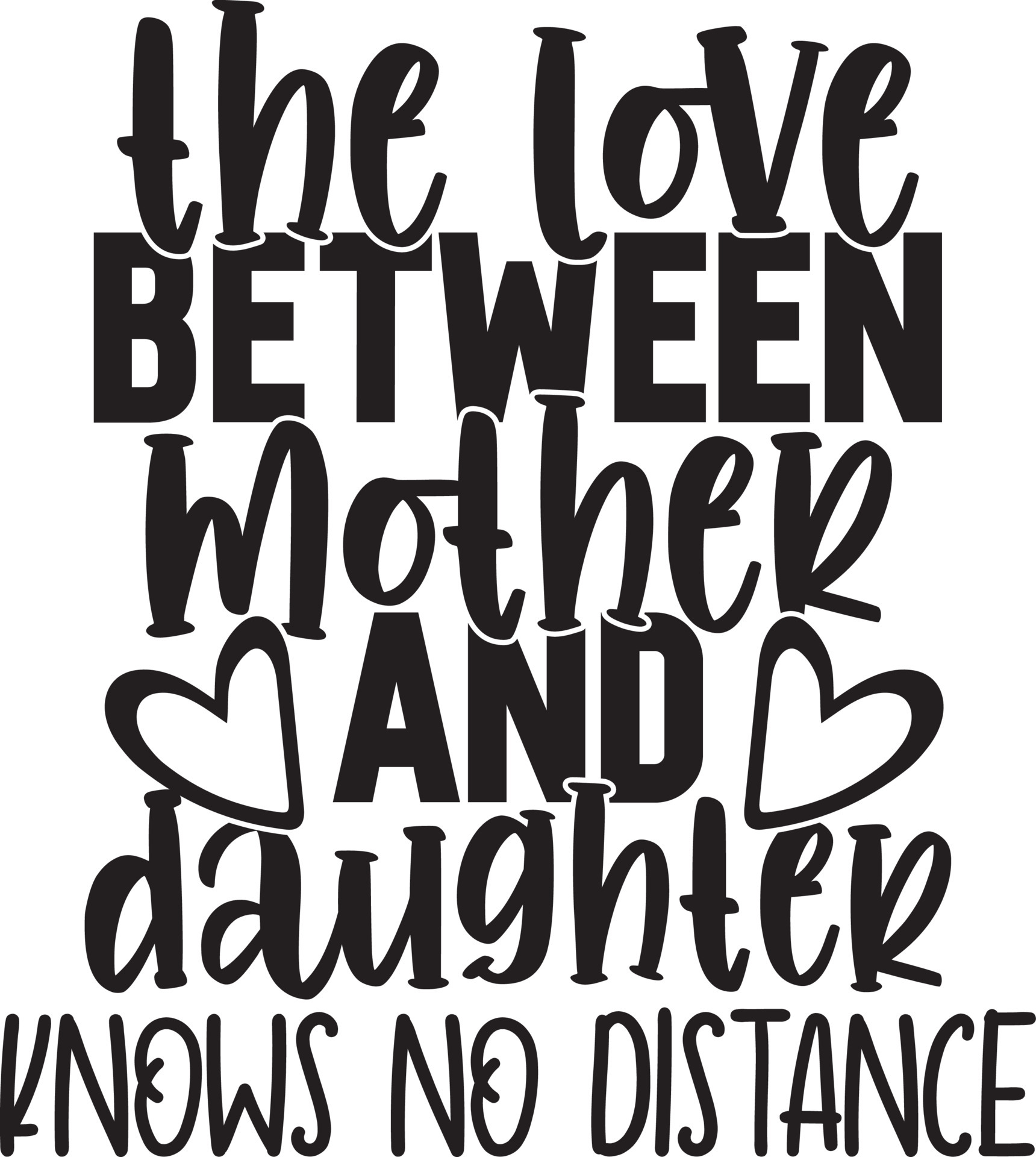 The Love Between Mother And Daughter Knows No Distance 6893194 Vector