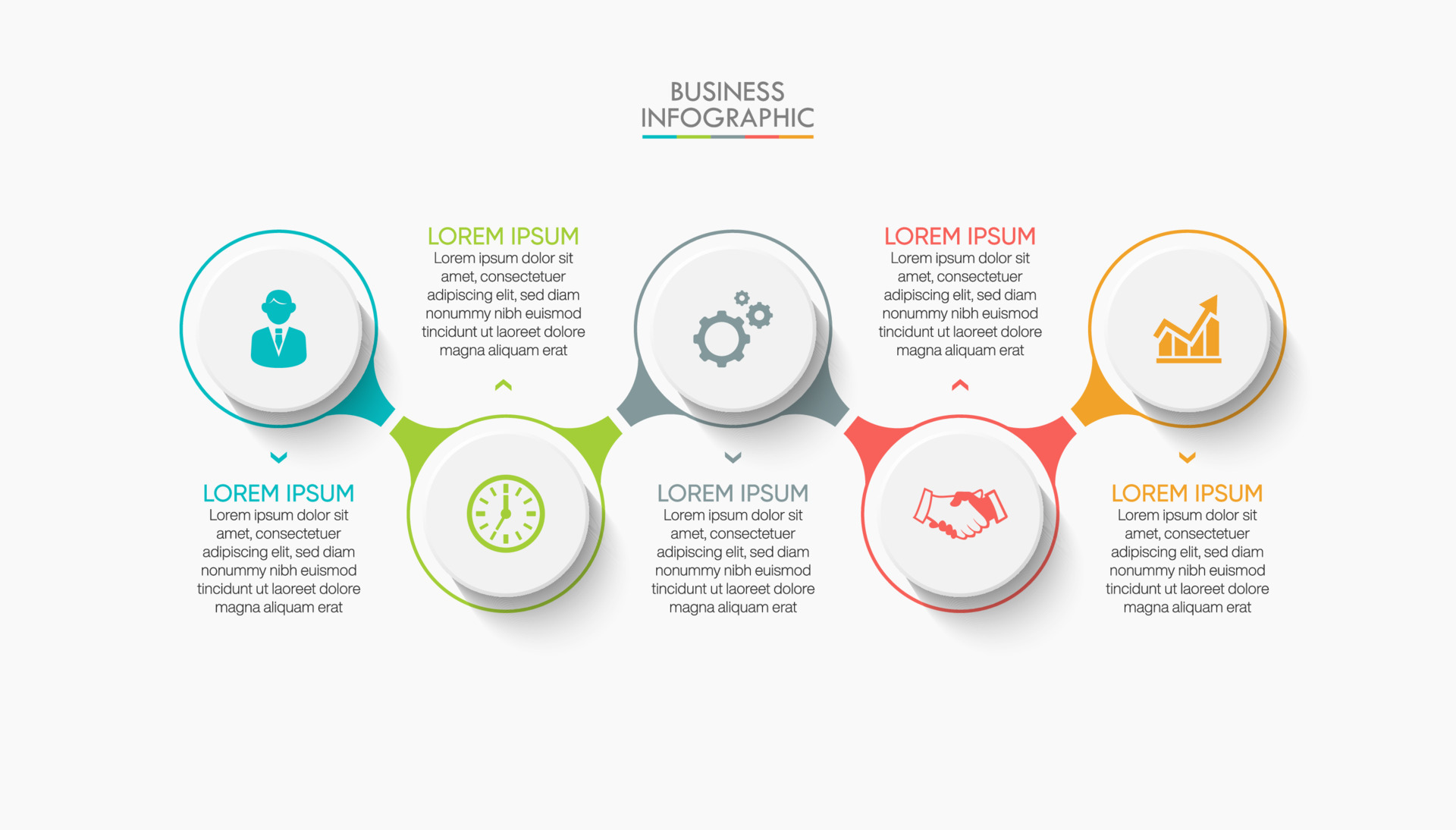 Presentation business infographic template 6894614 Vector Art at Vecteezy