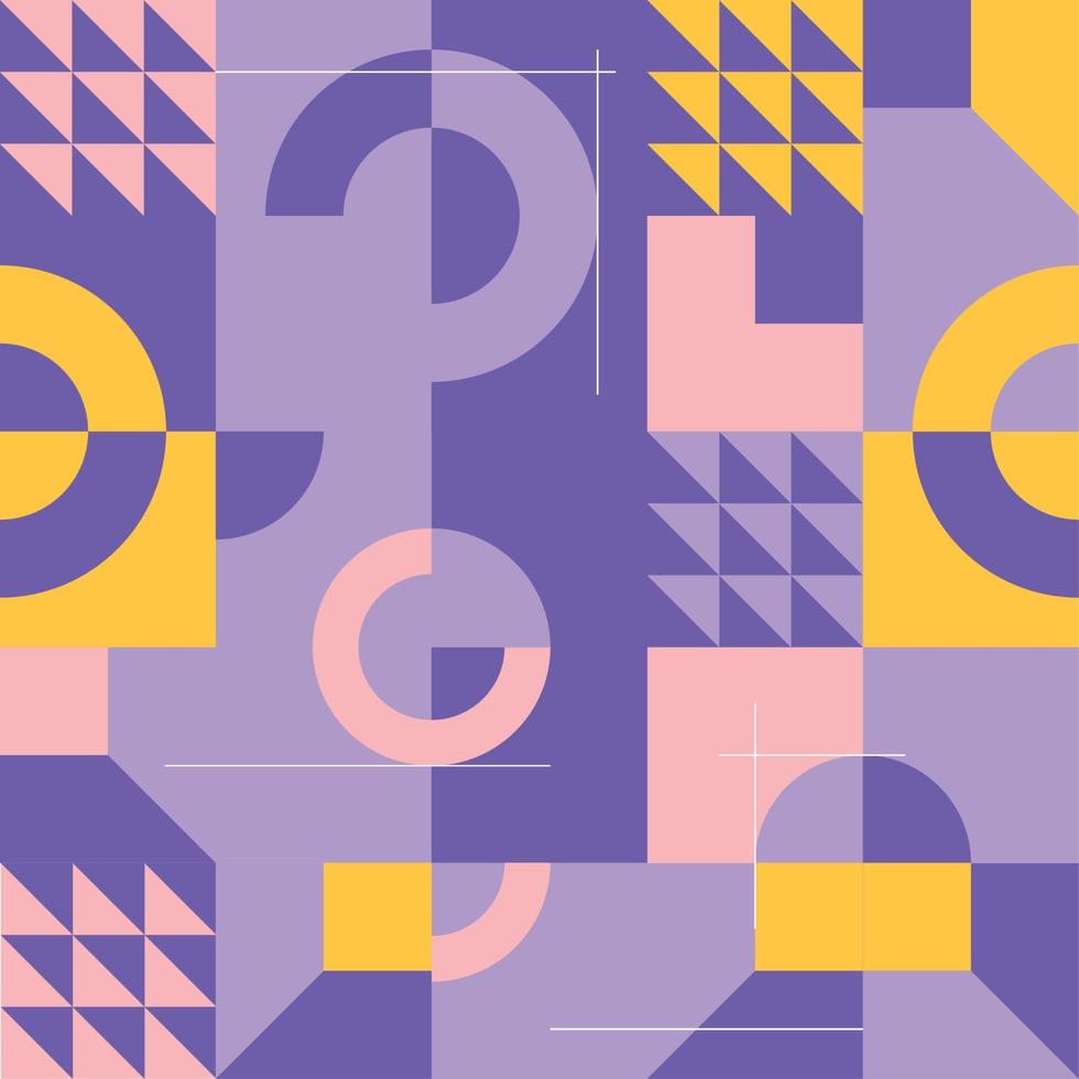 Abstract Geometric Seamless Pattern Background 6897473 Vector Art at ...