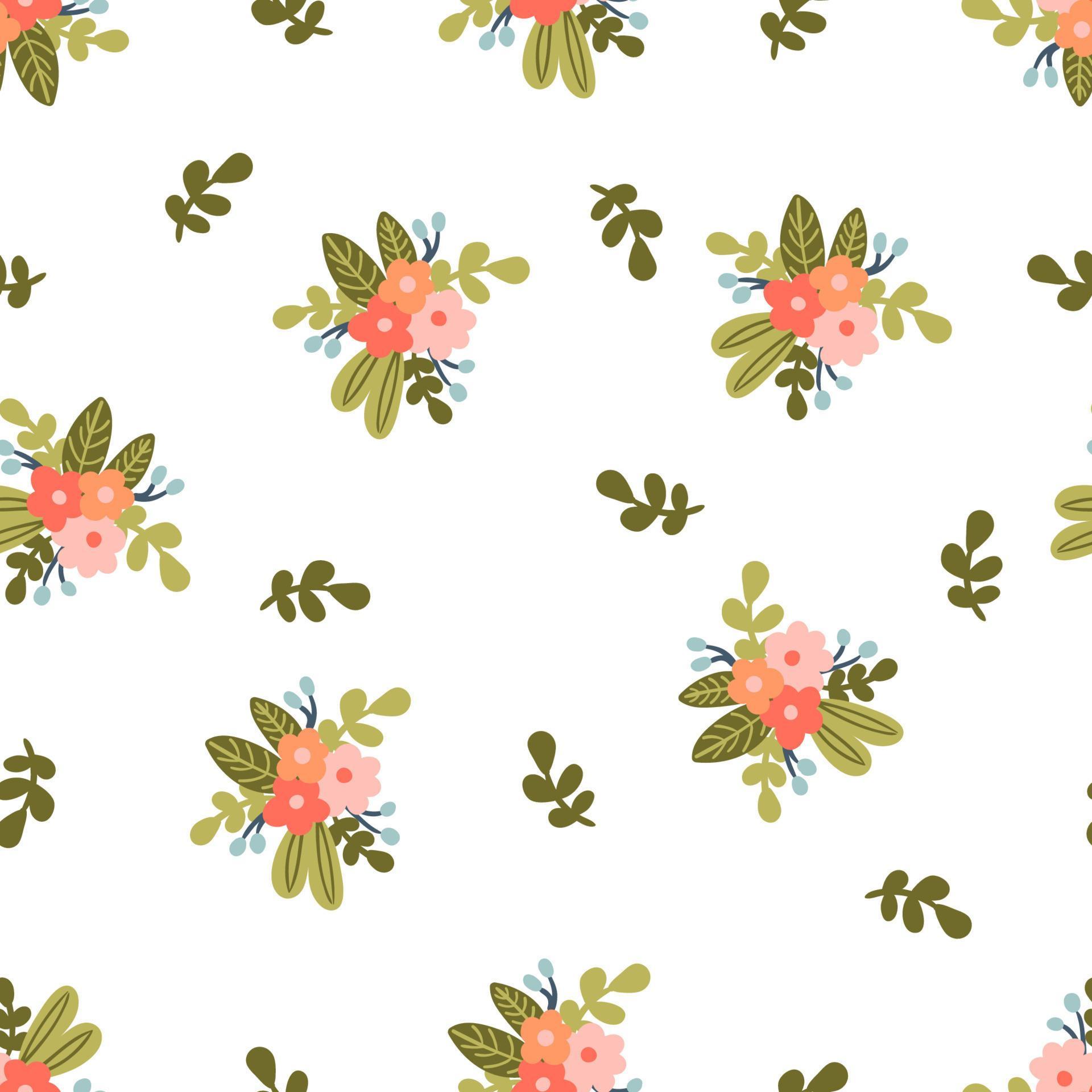Floral composition spring vector seamless pattern. Texture for fabric ...