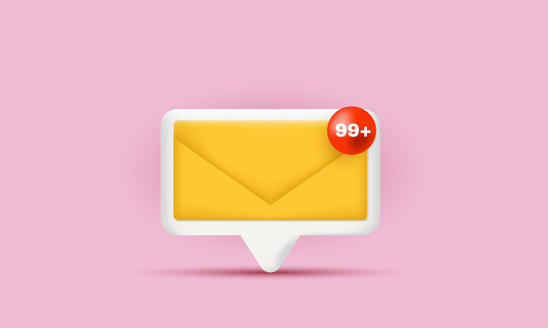 3d Notification Message Mail Icon On Pink 6898748 Vector Art At Vecteezy 3d-notification-message-mail-icon-on-pink-6898748-vector-art-at-vecteezy