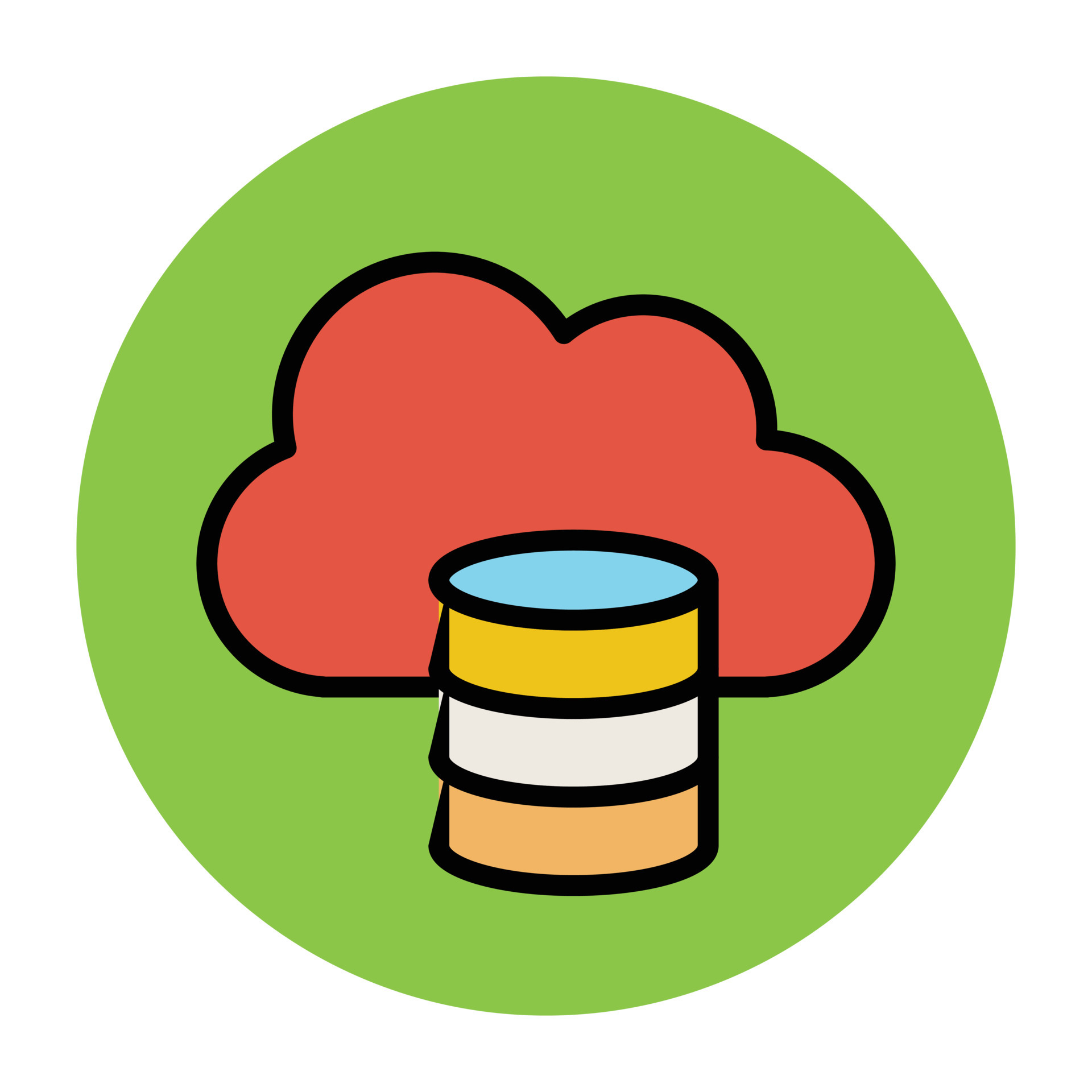 Cloud Database Concepts 6900184 Vector Art at Vecteezy