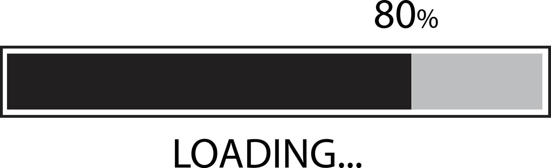 Loading bar icon. Loading bar symbol. 6915894 Vector Art at Vecteezy