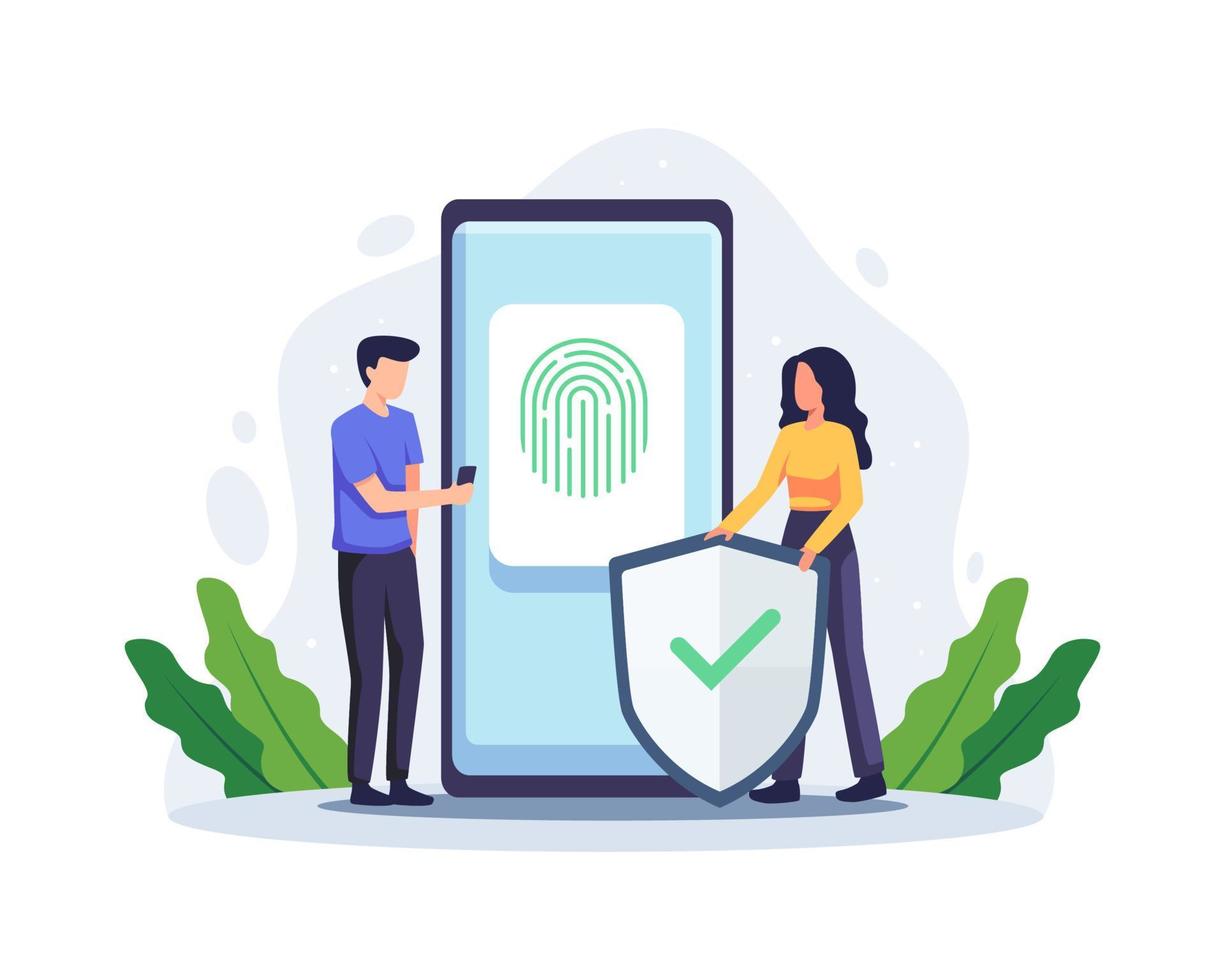 Biometric authentication concept illustration 6916298 Vector Art at ... Biometric authentication concept illustration 6916298 Vector Art at ...
