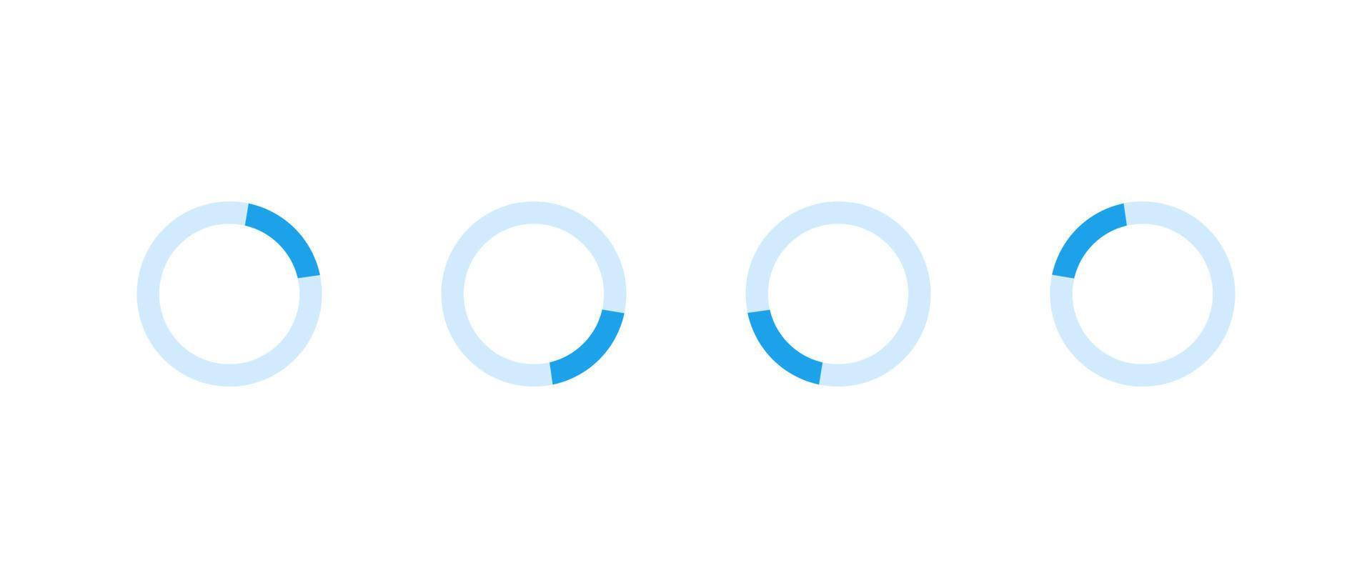 Circle Loading Icon Vector in Flat Design 6916559 Vector Art at Vecteezy