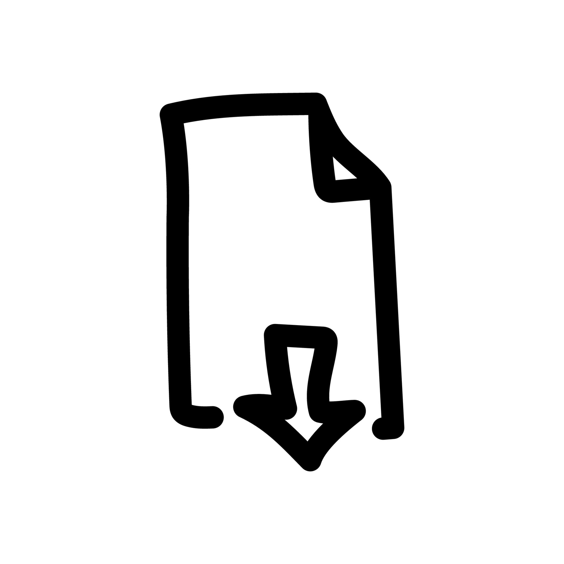 Simple vector icon file, document 6917102 Vector Art at Vecteezy