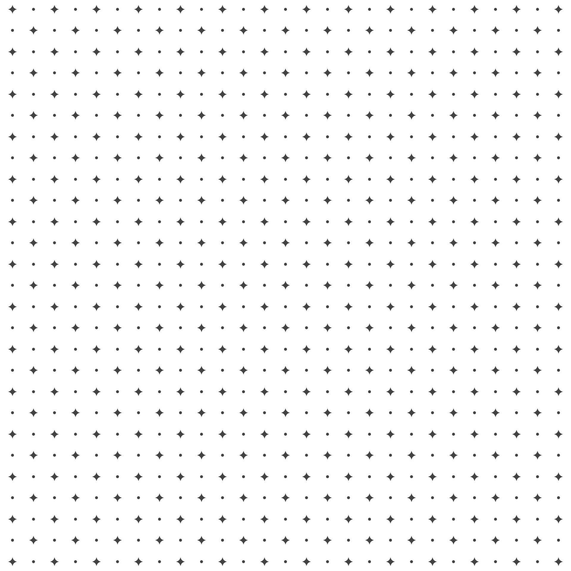 Polka Dots Pattern. 4 pointed beveled stars and dot. Vector ...