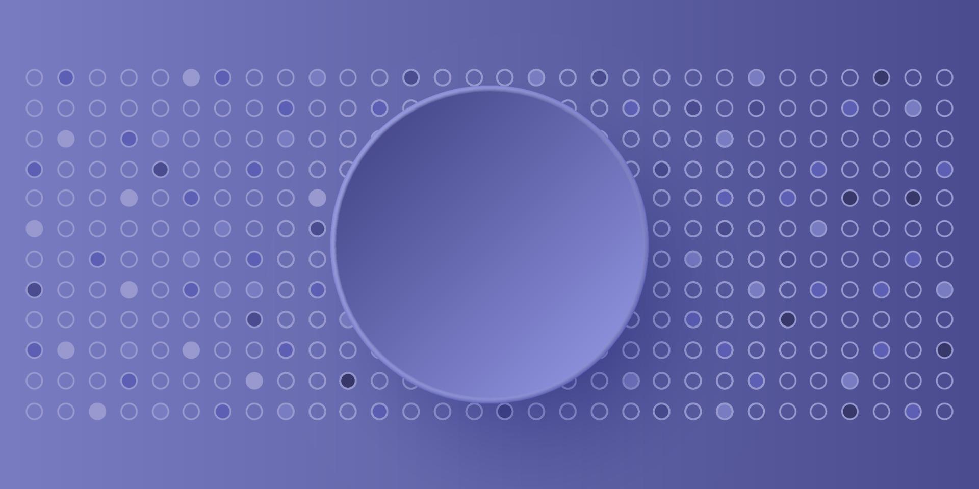 Abstract geometric background with purple very peri gradient circle ...