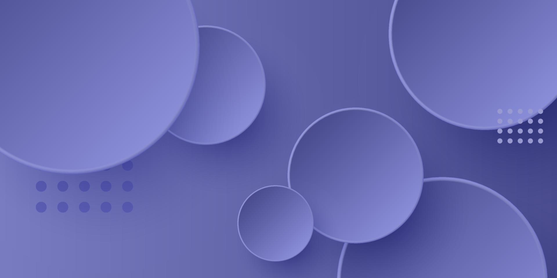 Abstract geometric background with purple very peri gradient circle ...