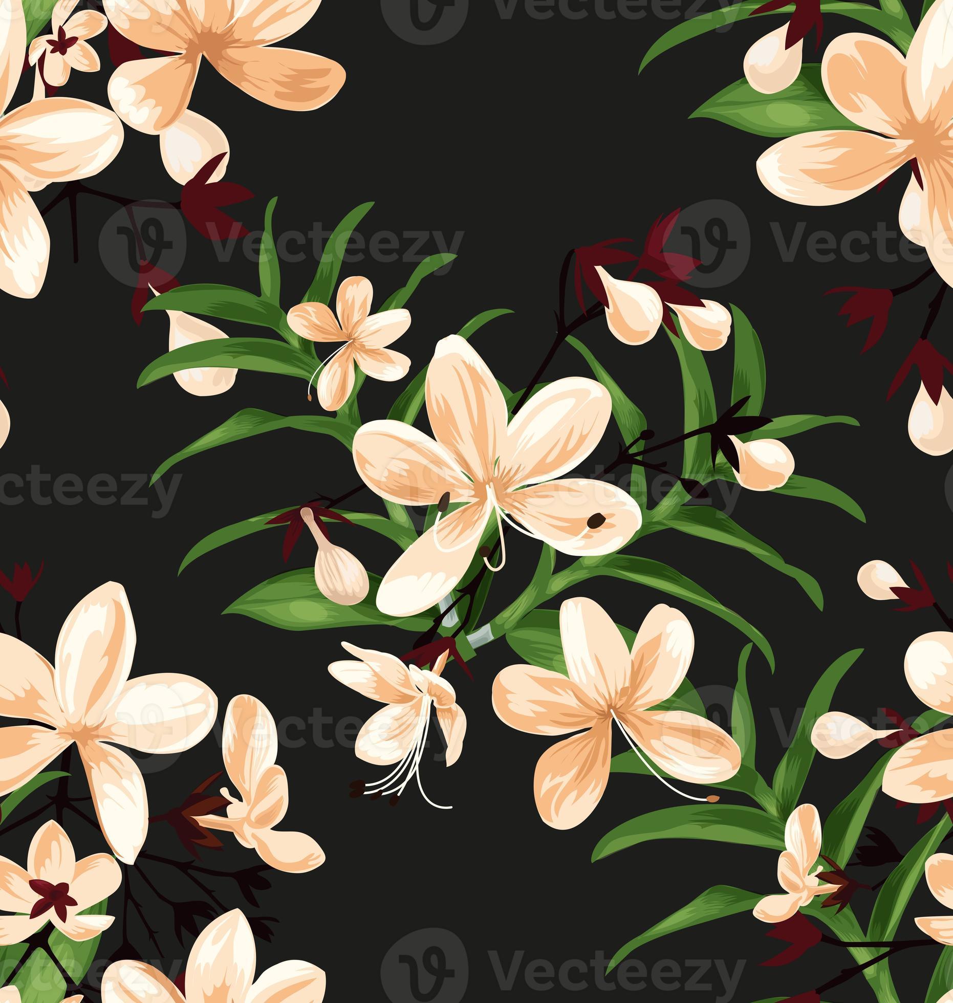 floral seamless pattern 6933885 Stock Photo at Vecteezy