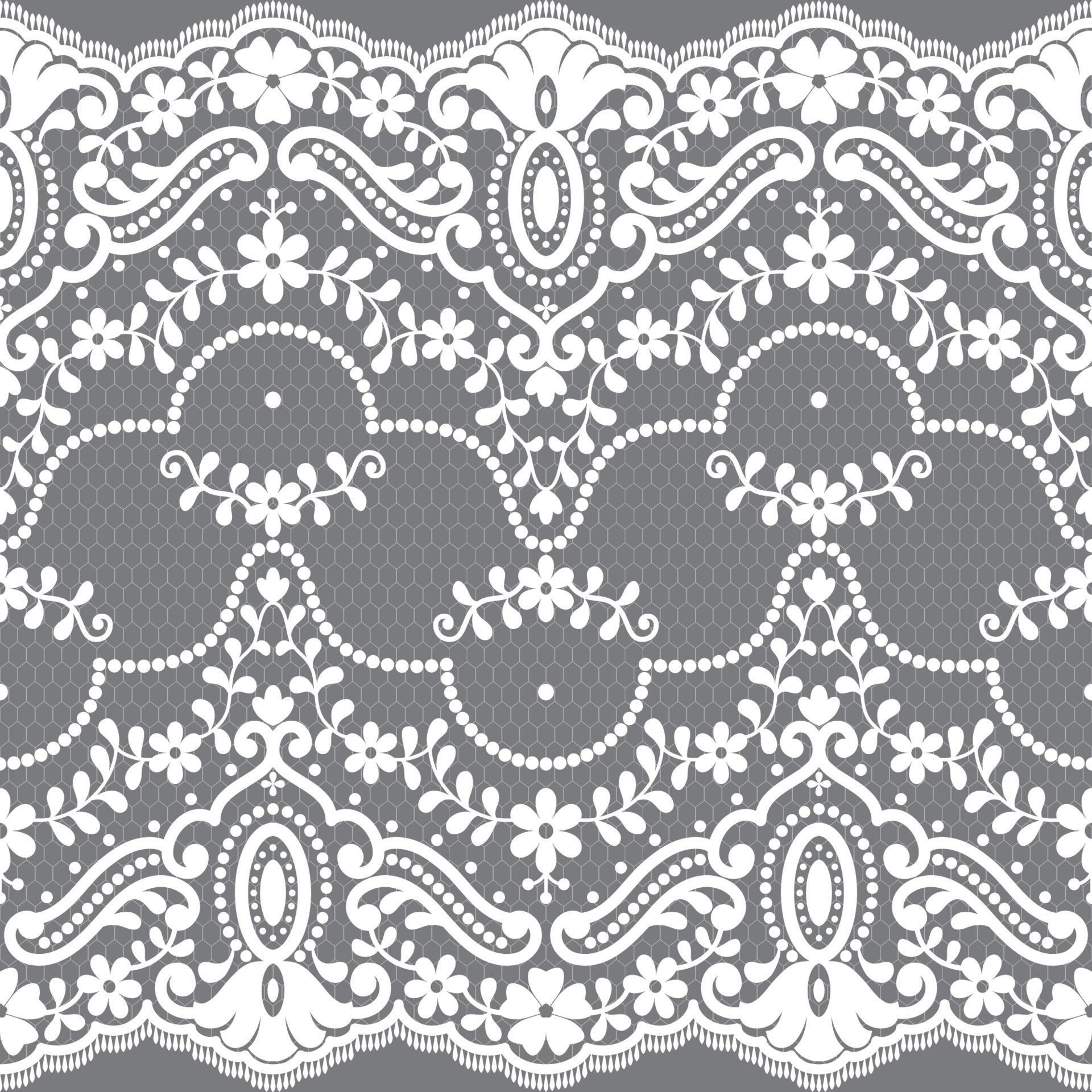 Lace seamless pattern with flowers 6935439 Vector Art at Vecteezy