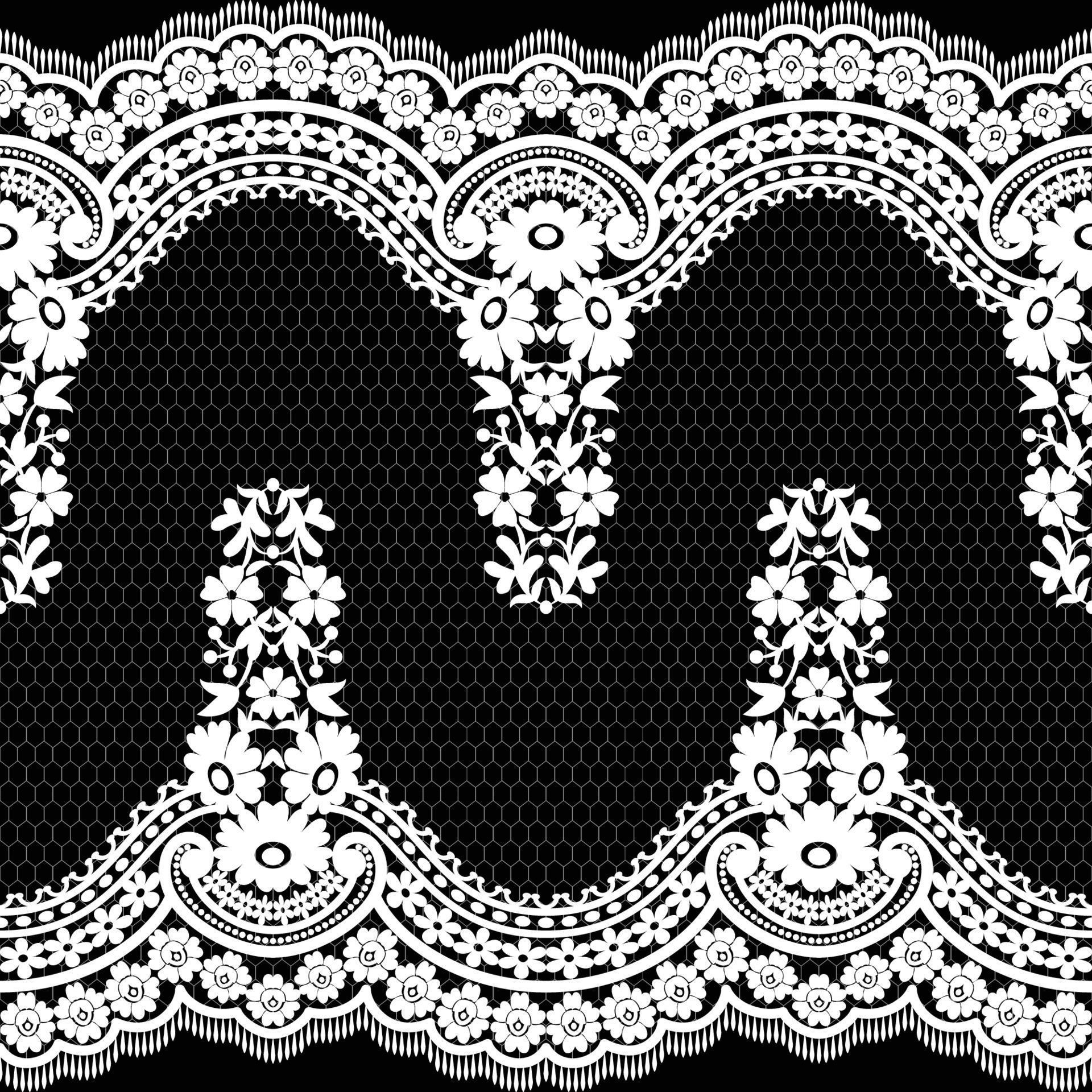 Lace seamless pattern with flowers 6935458 Vector Art at Vecteezy