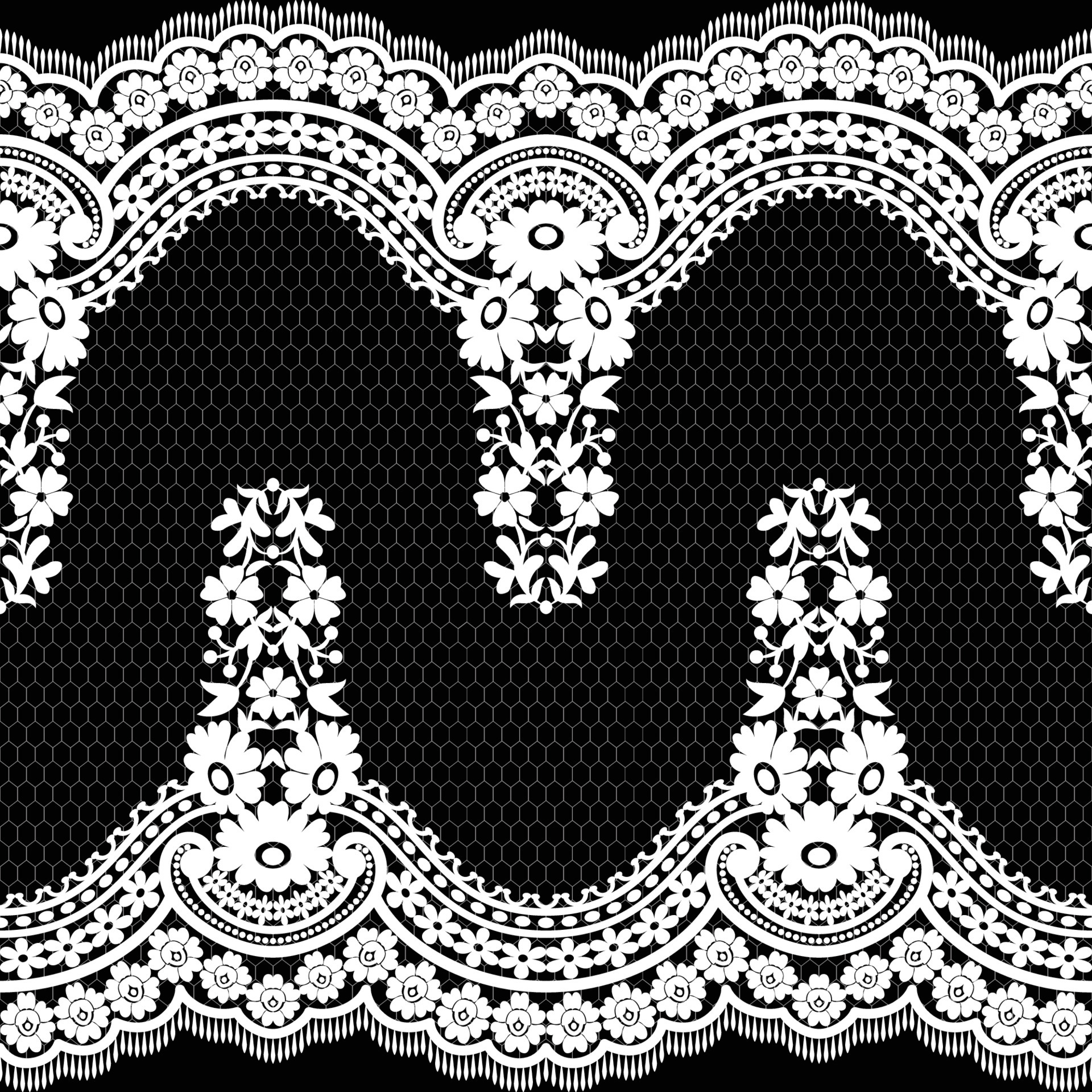 Lace seamless pattern with flowers 6935458 Vector Art at Vecteezy