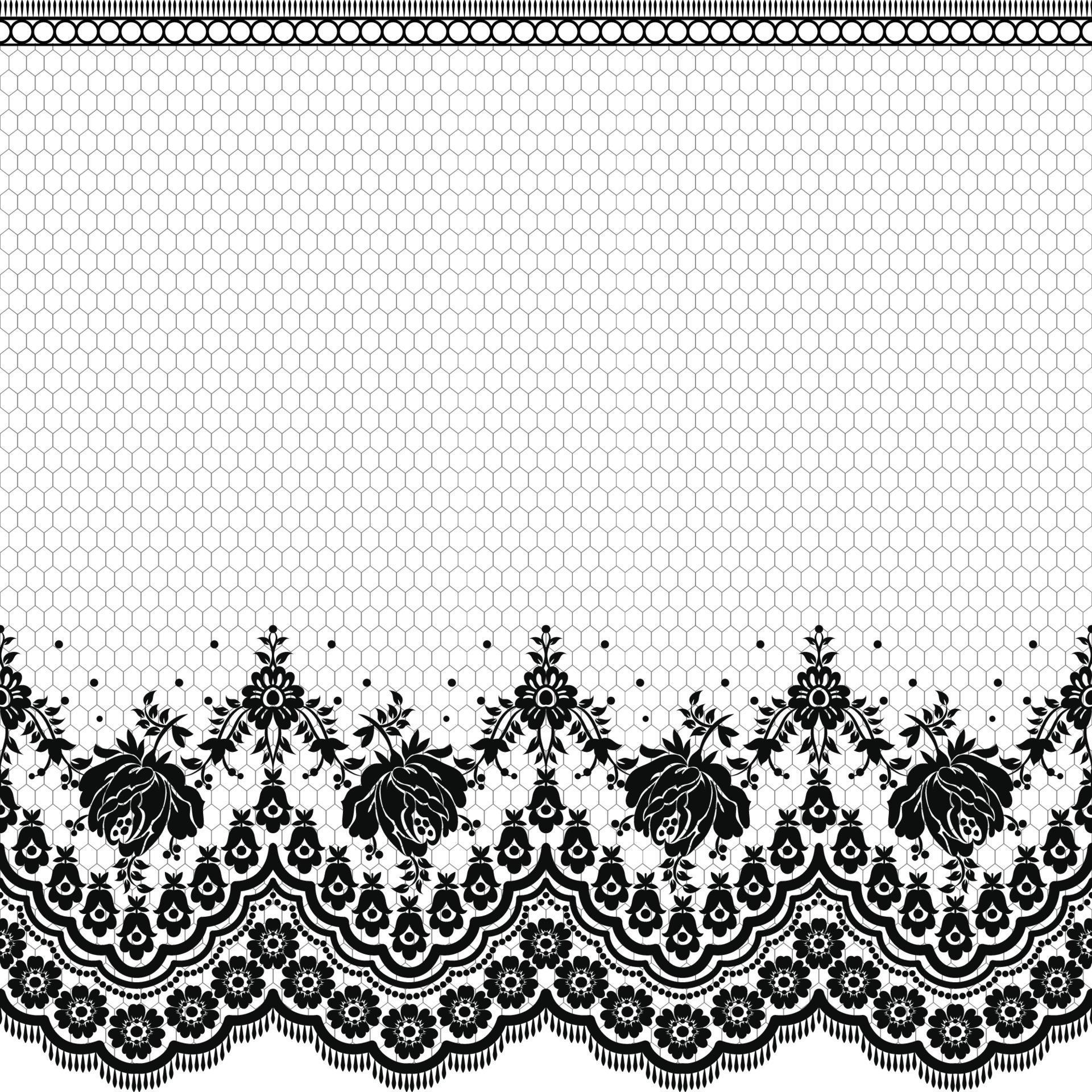 Lace seamless pattern with flowers 6935492 Vector Art at Vecteezy
