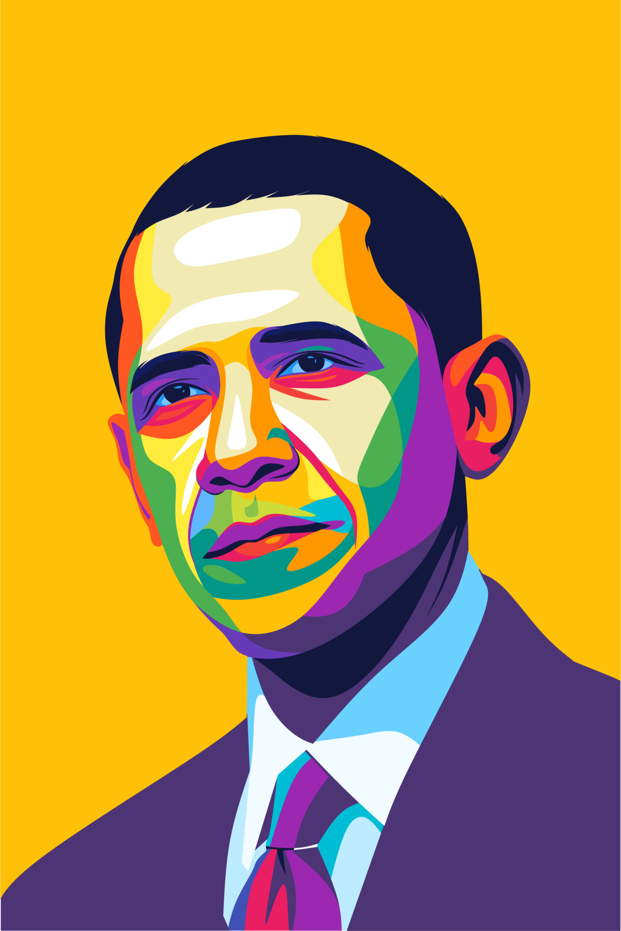 Barack Obama president of America in Pop Art Portrait 6944703 Vector ... Barack Obama president of America in Pop Art Portrait 6944703 Vector ...