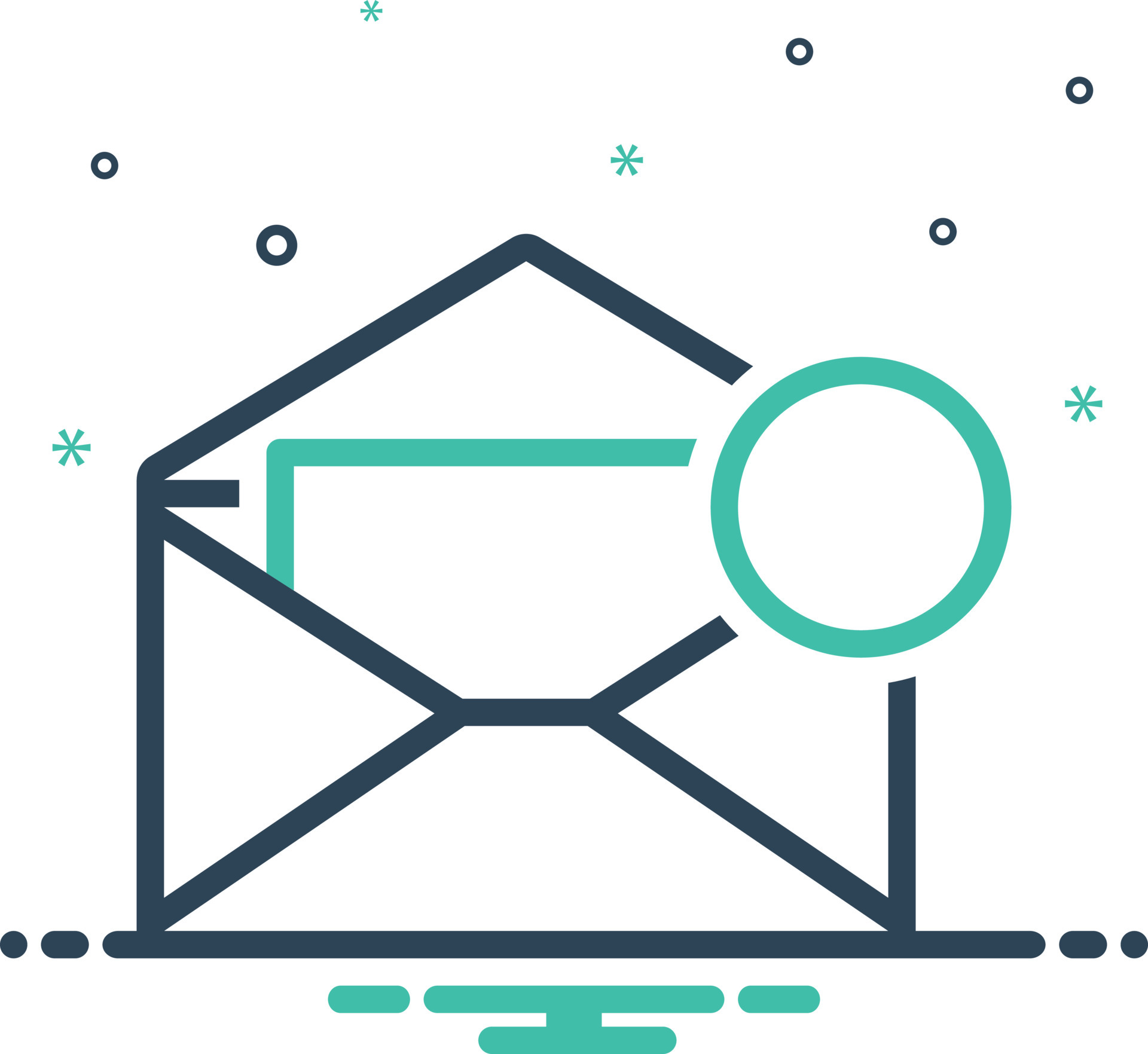 Mix Icon For Inbox Message 6945150 Vector Art At Vecteezy