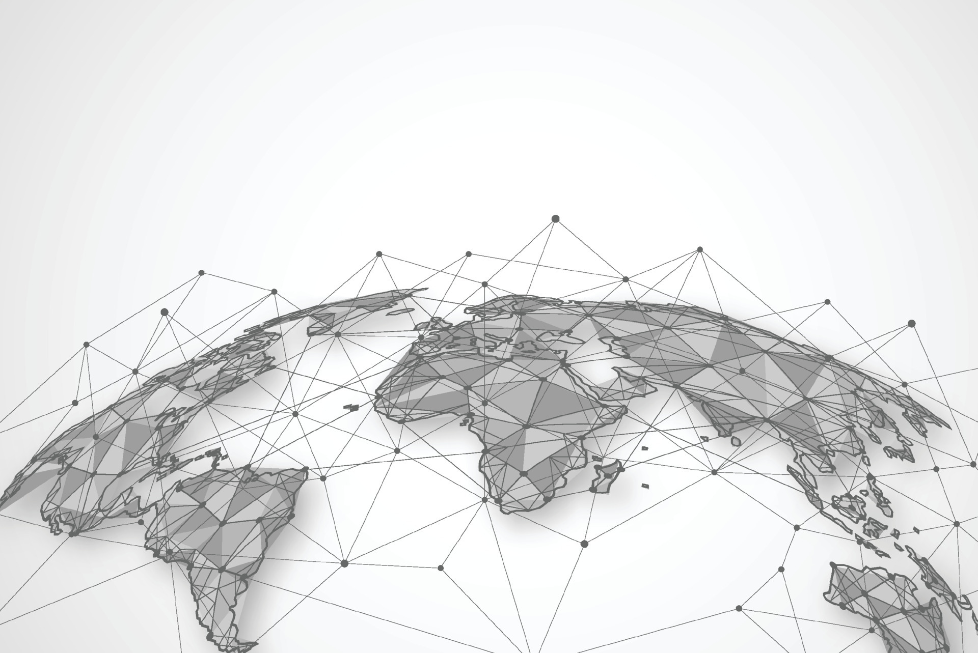 Global Network Connection World Map Point And Line Composition Concept Of Global Business
