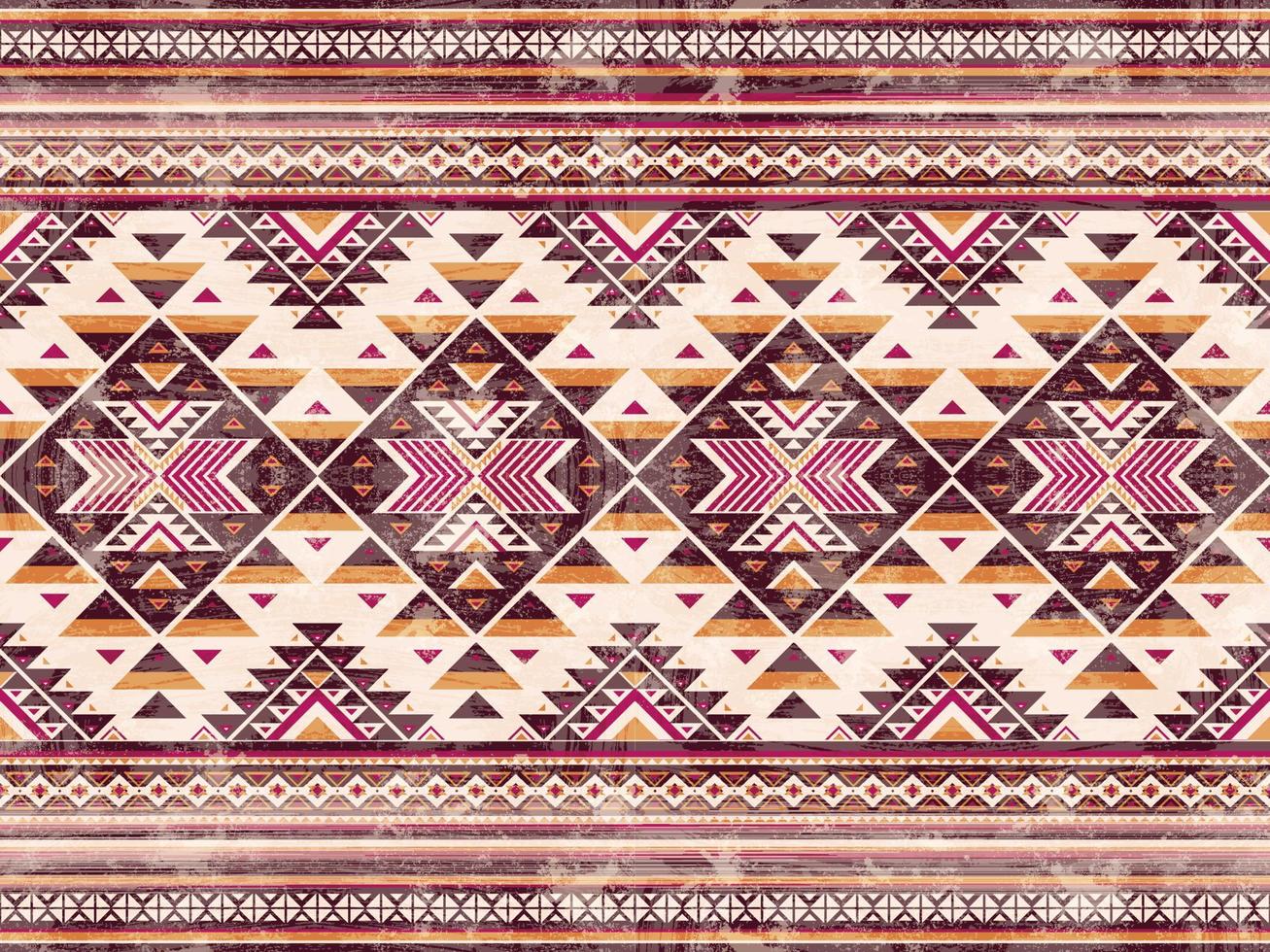 Native american indian ornament pattern geometric ethnic textile ...