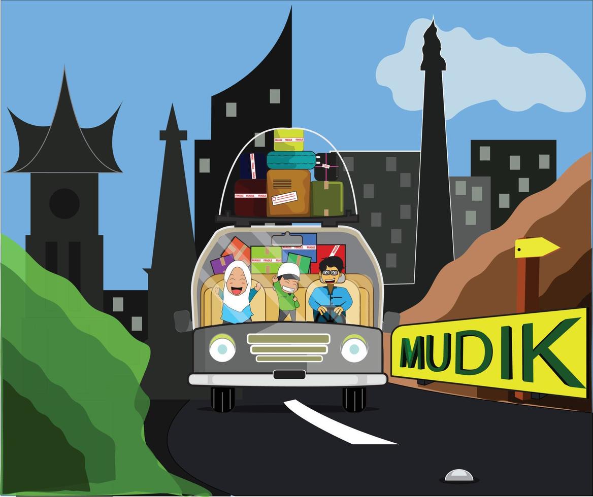 Mudik Vector Art Icons And Graphics For Free Download