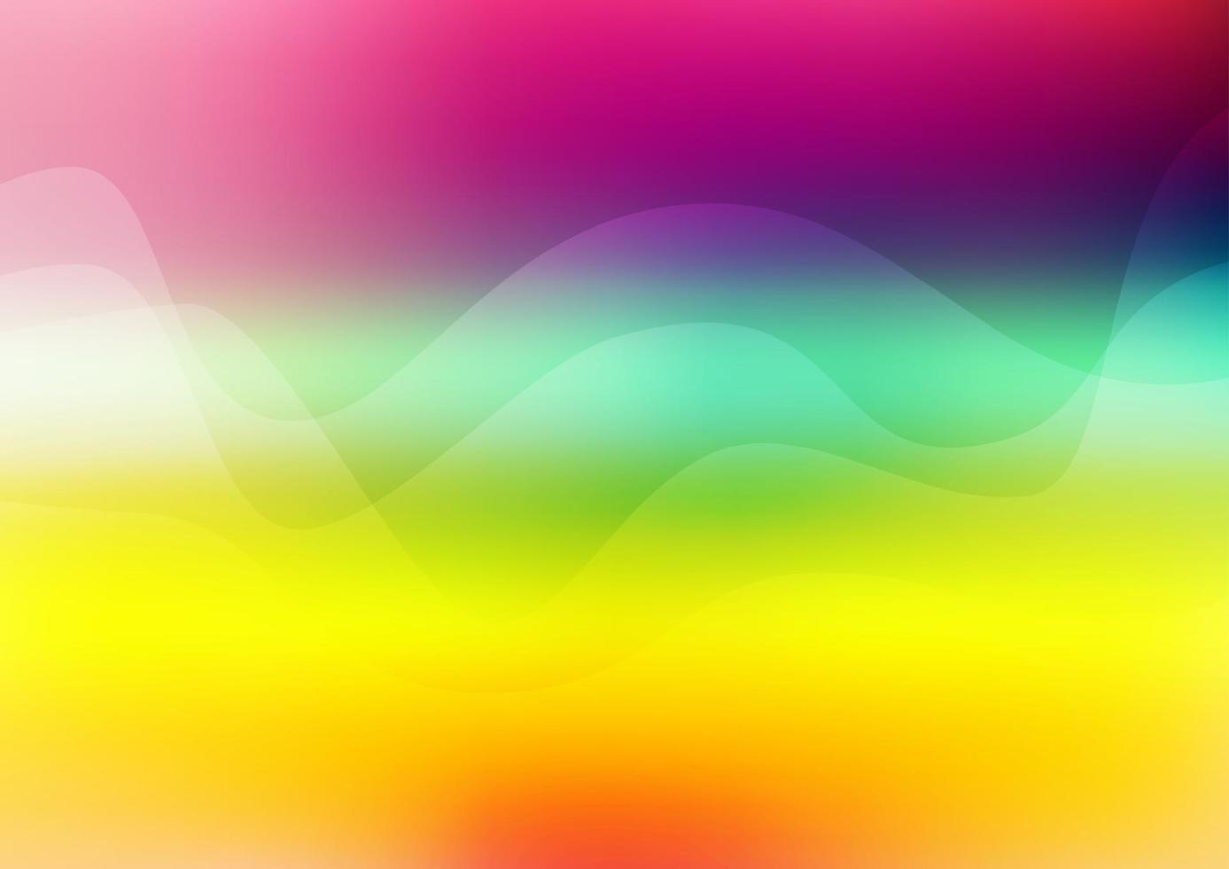 Light Multicolor, Rainbow vector background with bubble shapes. 6979319 ...