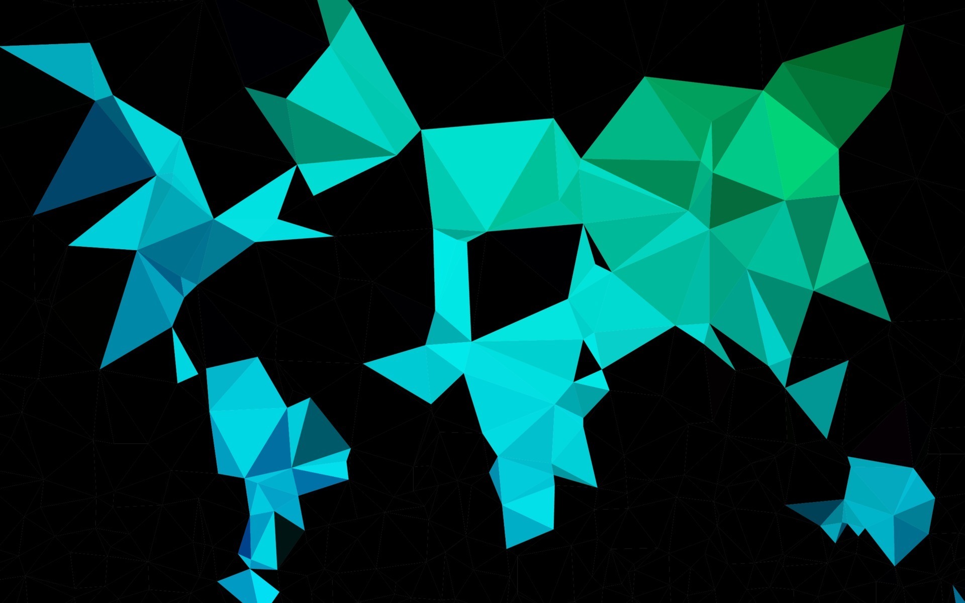 Dark Blue Green Vector Polygonal Pattern 6980268 Vector Art At Vecteezy