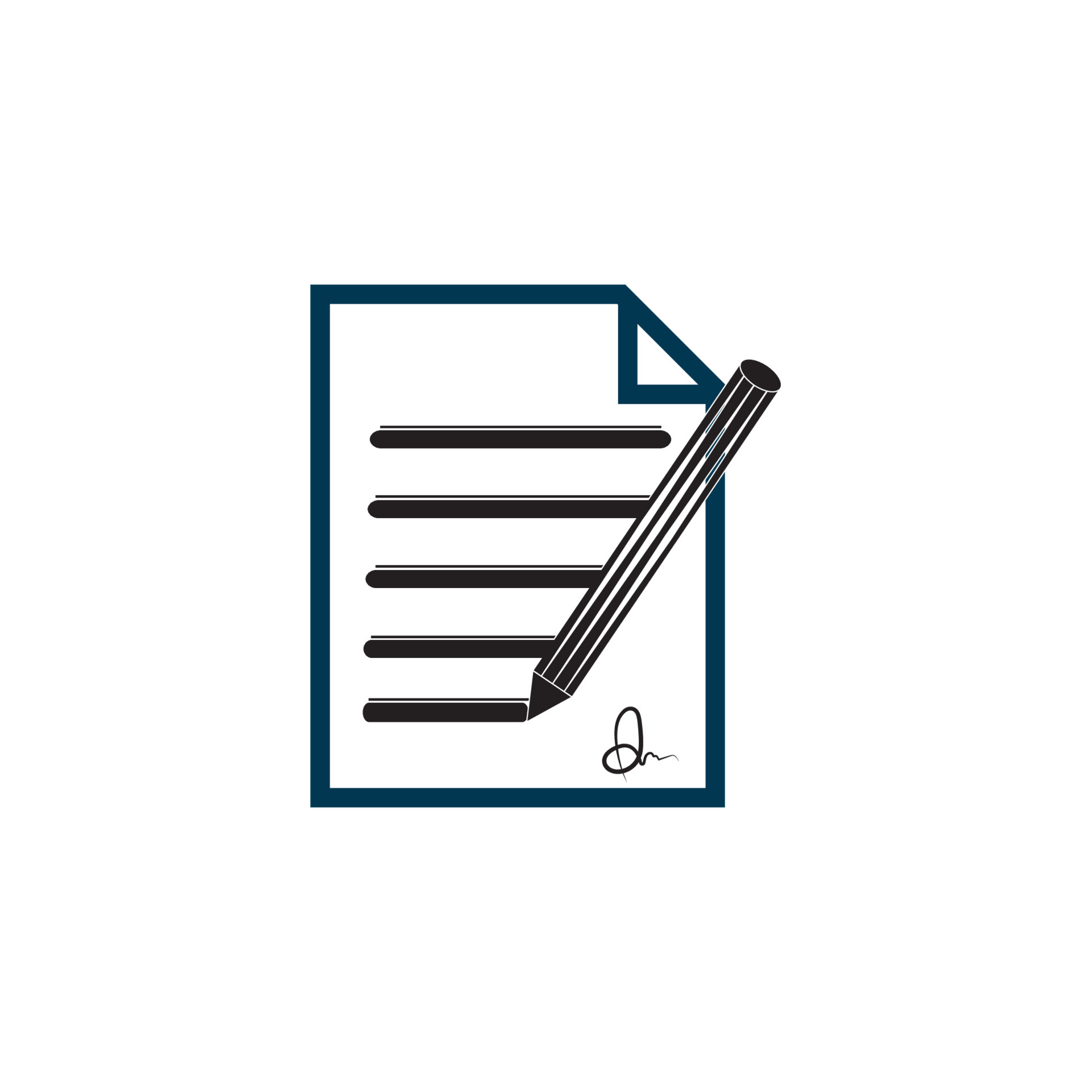 Write Document User Interface Outline Icon Logo Vector Illustration 6985493 Vector Art At Vecteezy