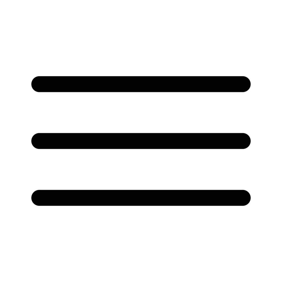 Menu bar Vector icon which is suitable for commercial work and easily ...