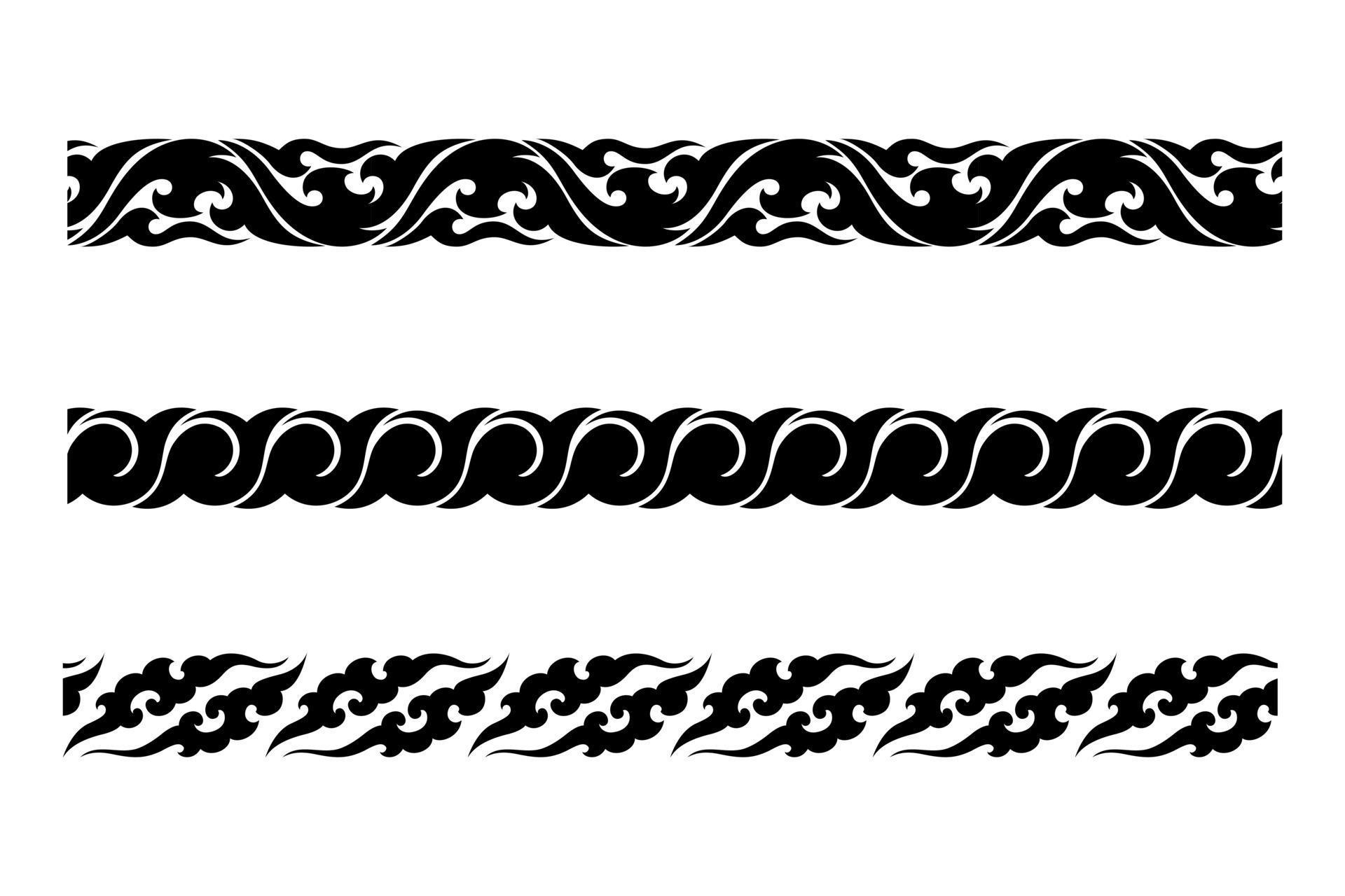 abstract seamless pattern frame border vector 6991718 Vector Art at ...