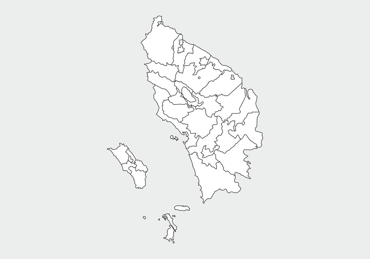 simple administrative,political and road map vector map of indonesian ...