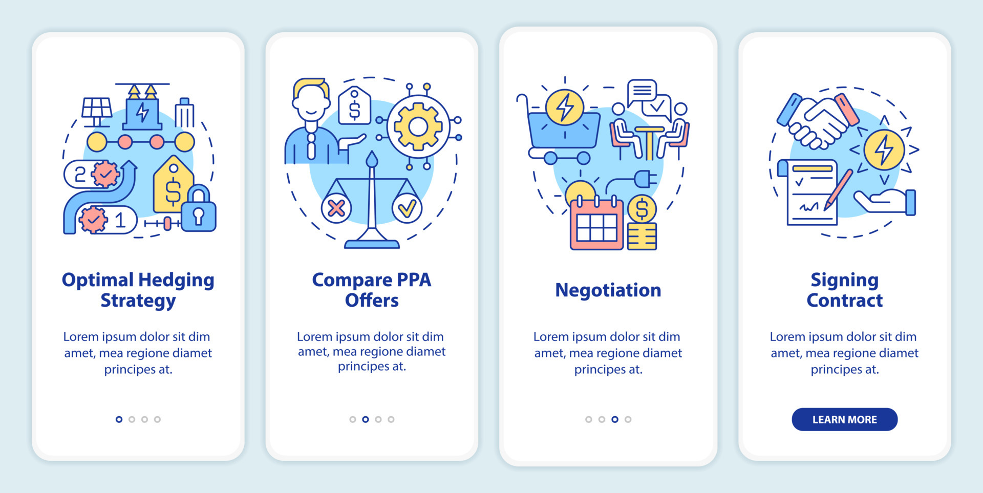 Ppa Work Onboarding Mobile App Screen 7002789 Vector Art At Vecteezy