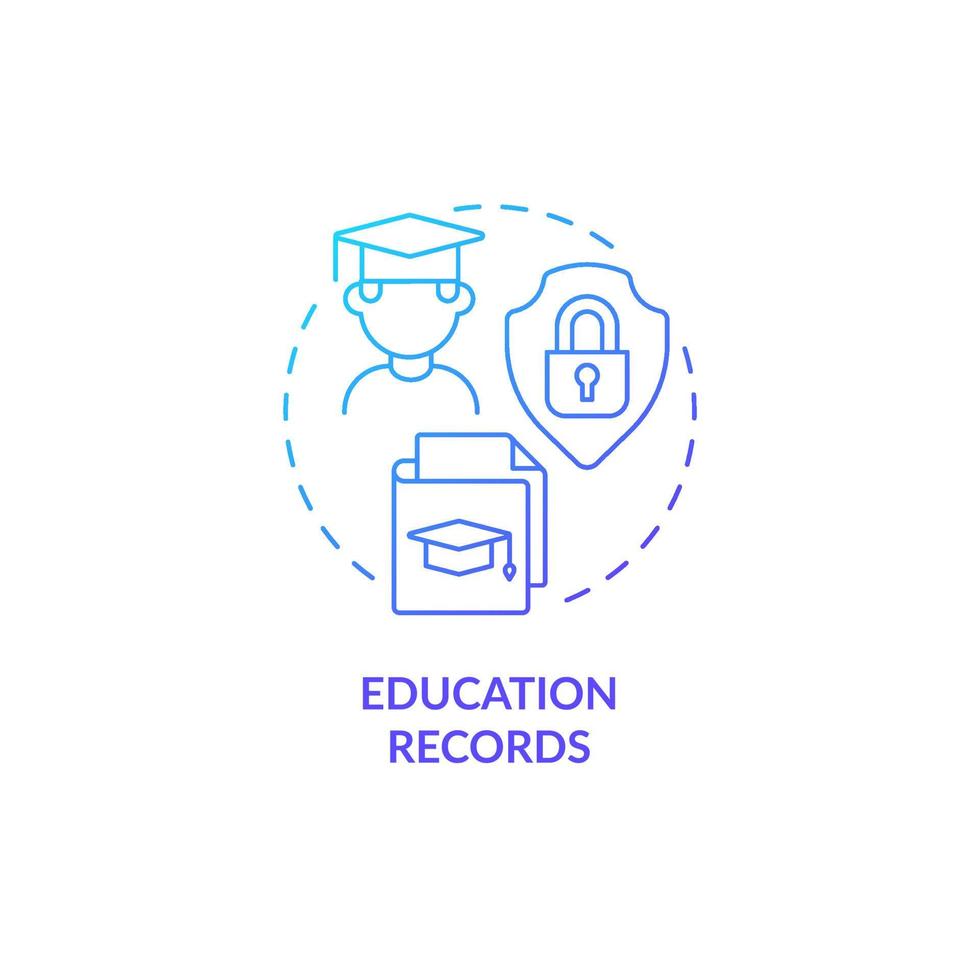 Education records blue gradient concept icon 7002874 Vector Art at Vecteezy Education records blue gradient concept icon 7002874 Vector Art at Vecteezy