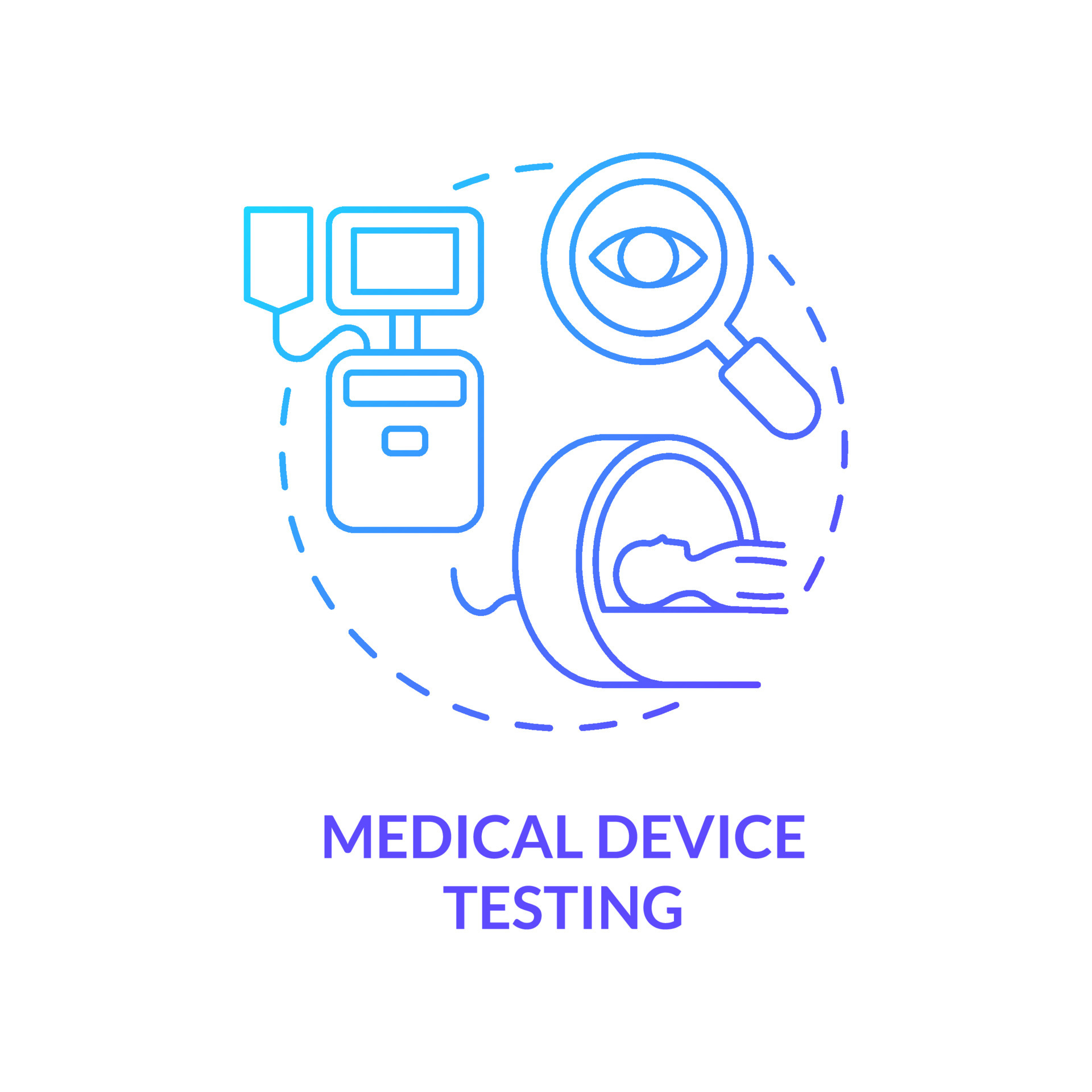 Medical device testing blue gradient concept icon 7004296 Vector Art at ... Medical device testing blue gradient concept icon 7004296 Vector Art at ...