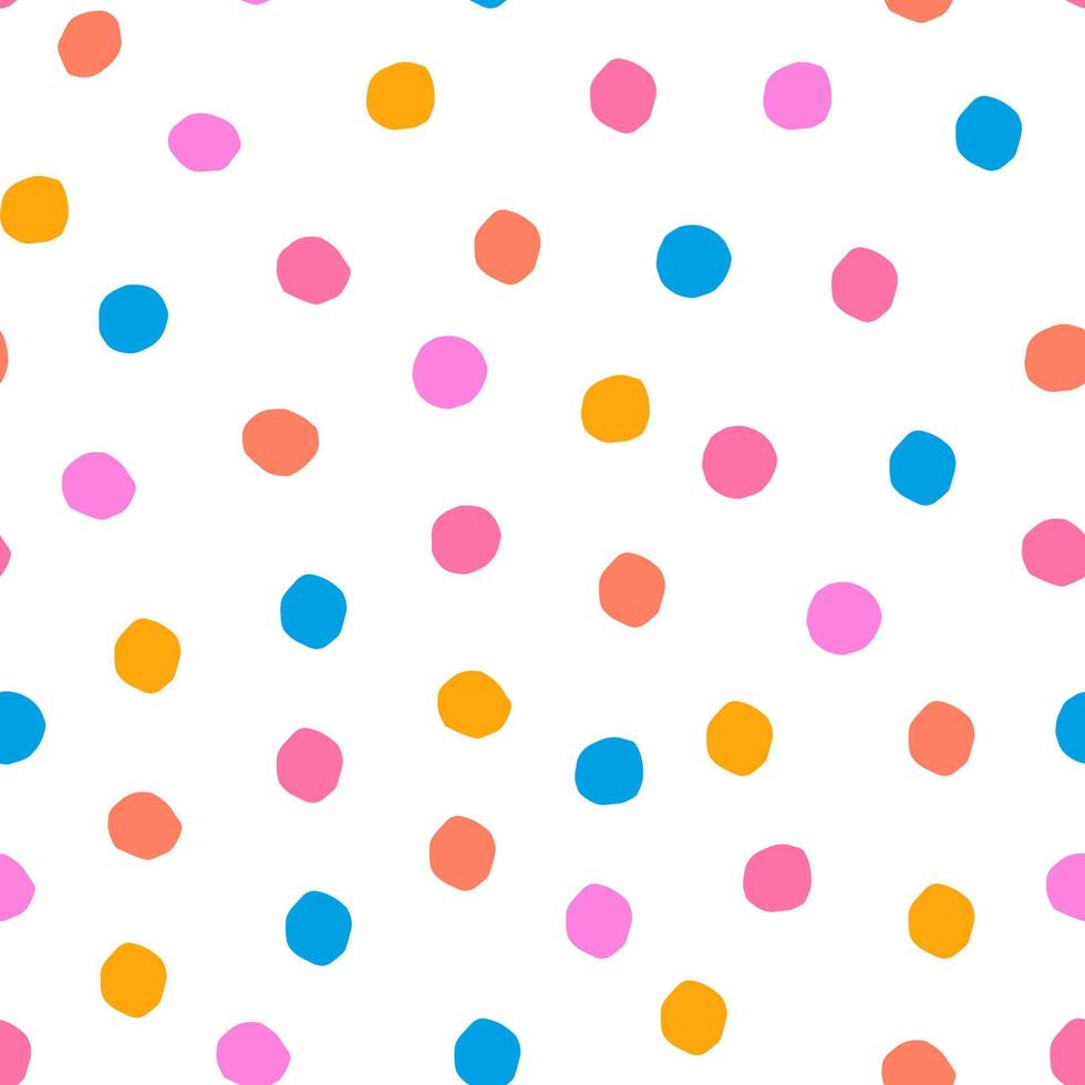 Seamless Polka Dot pattern. Abstract texture with paper cut small ...